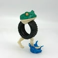 Italian Brainrot Figure 5 Inch Whimsical Frog Tire Figurine with Water ...