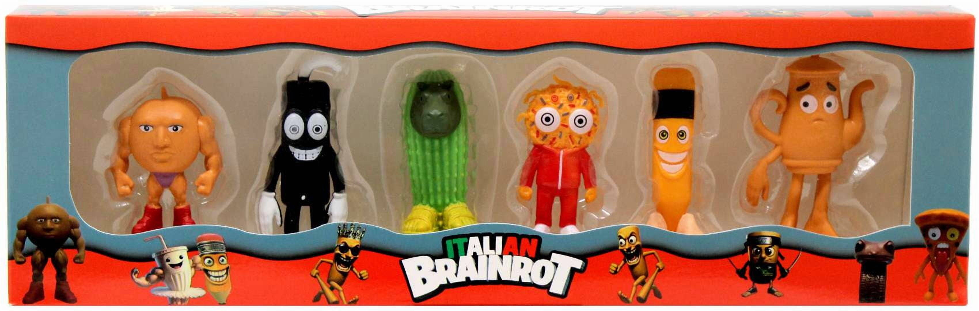 Italian Brainrot Figure 6-Pack [Version D] - Walmart.com