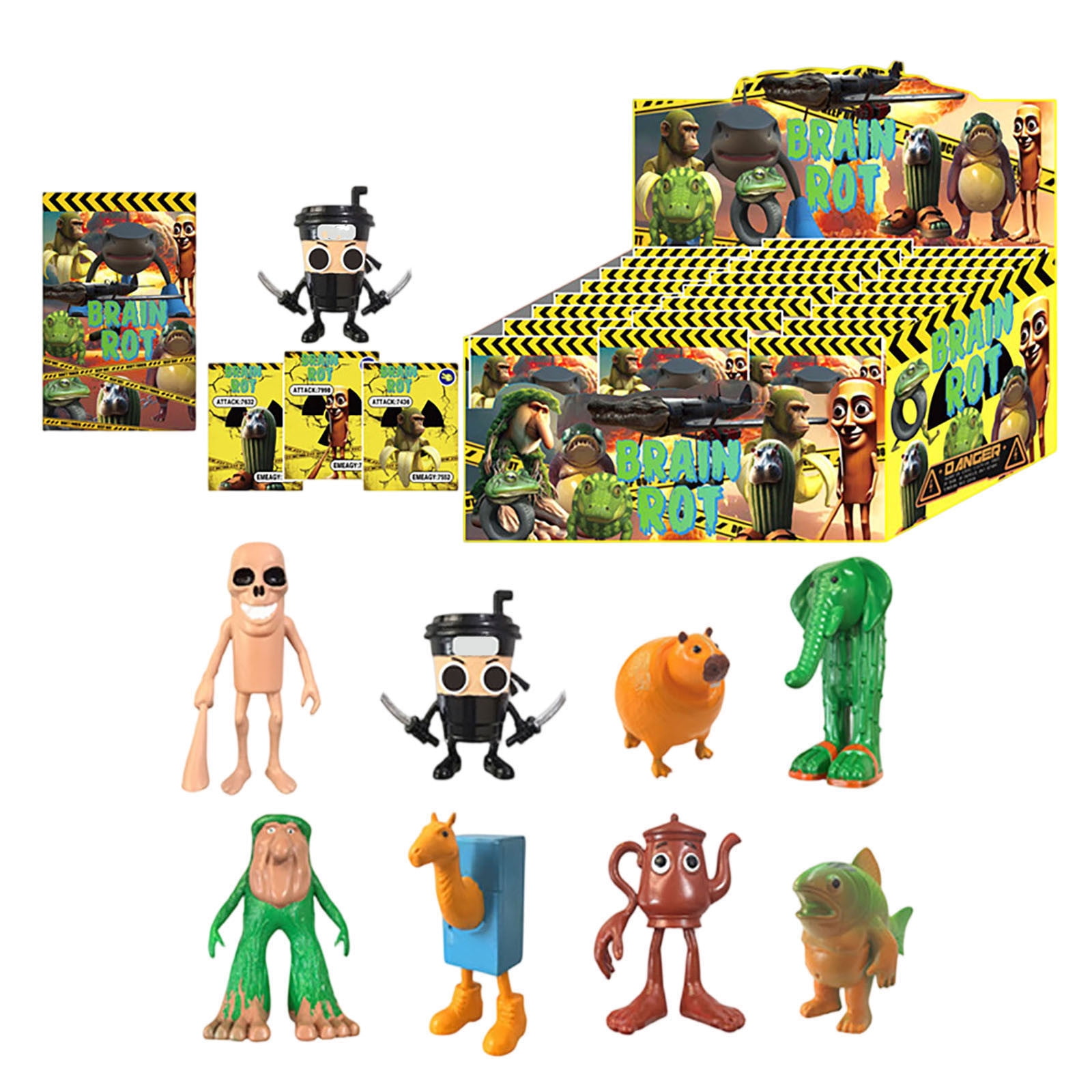 Italian Brainrot Figure Set, Brainrot Tralalalero Blind Box Collection ...