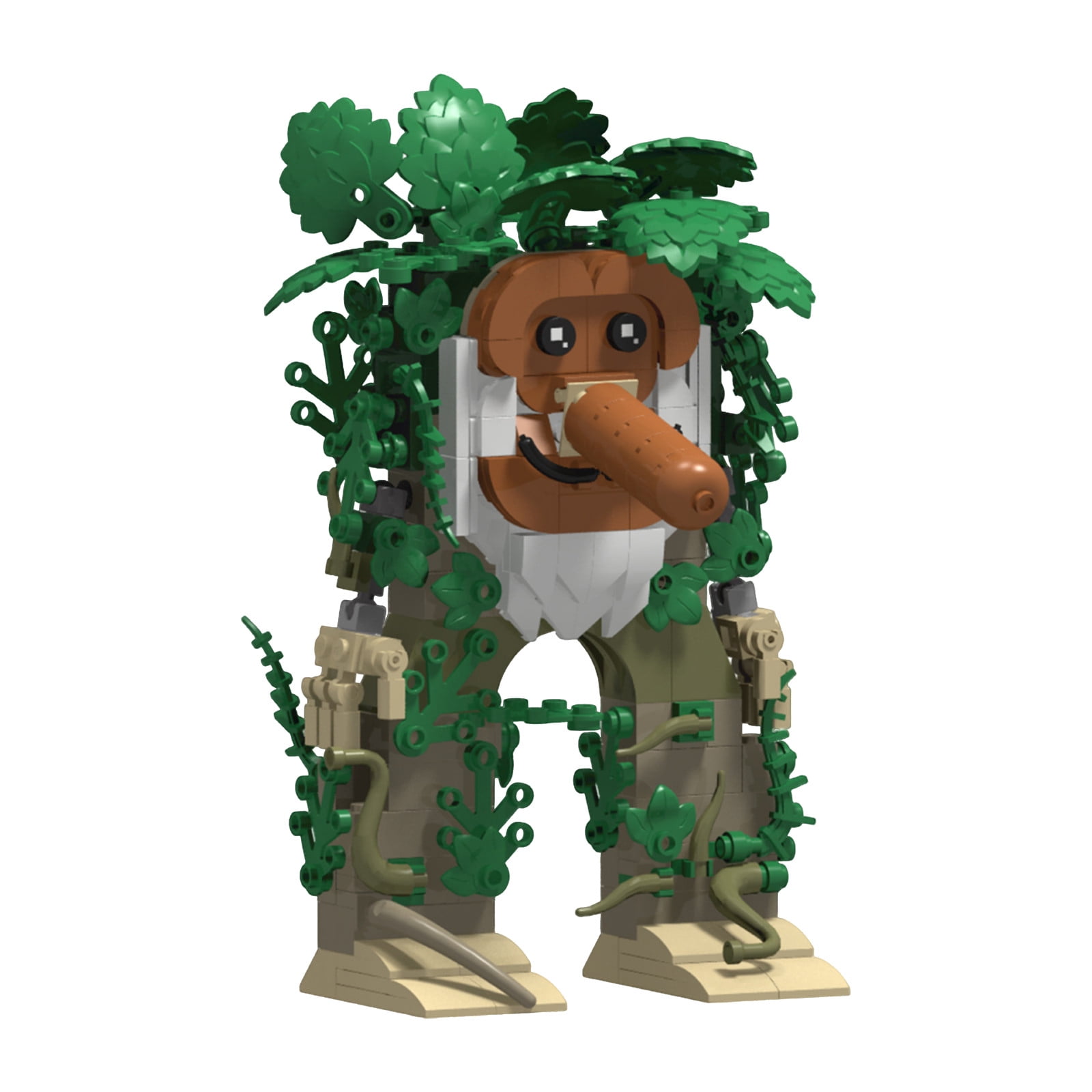 Italian Brainrot Figures Block Set, Bigfoot monkey, Brr Brr Patapim ...