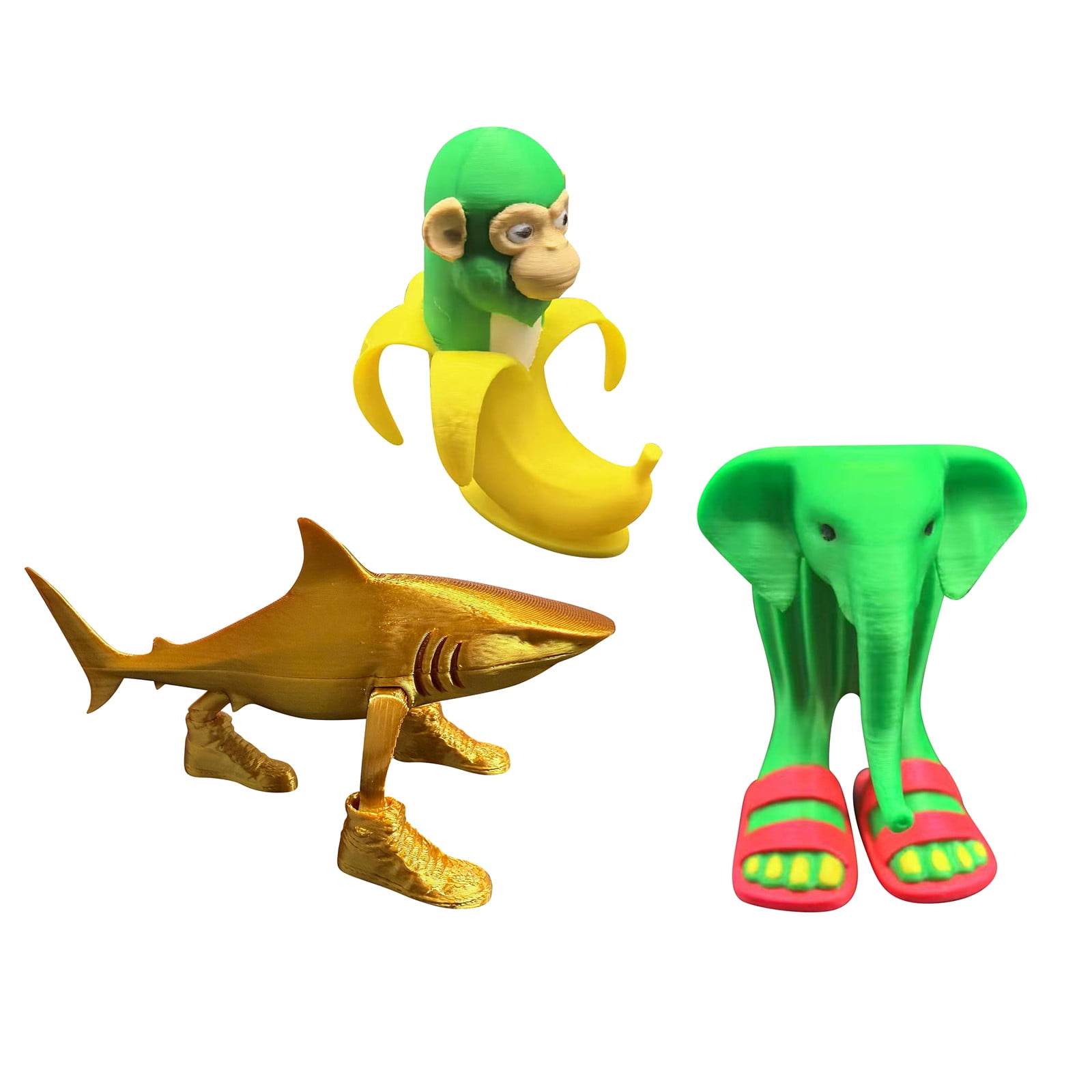 Italian Brainrot Figures Set,6 Inch AI Italian Animals Collection , Non ...