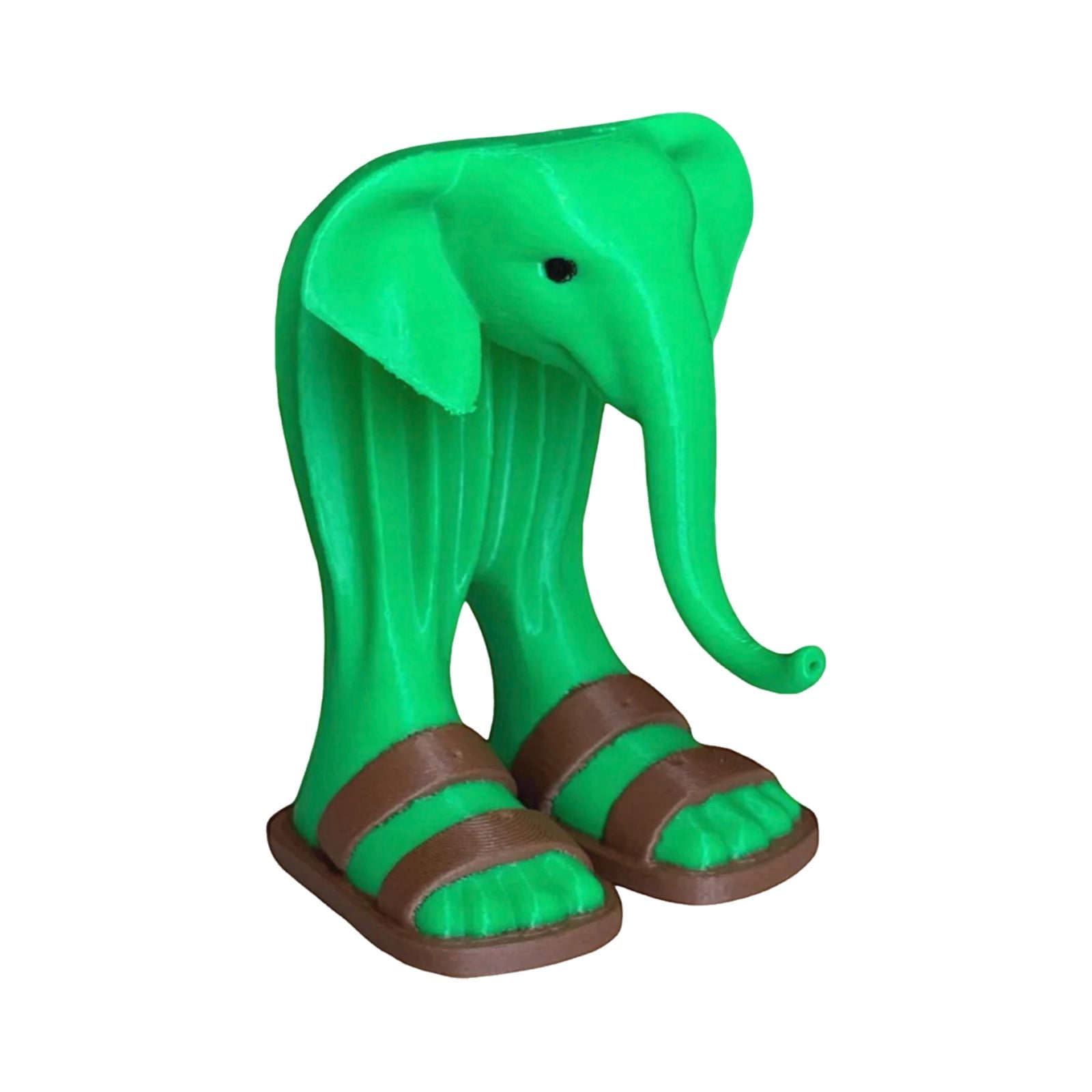 Italian Brainrot Green Elephant Figure Toys,AI Italian Animals Desktop ...