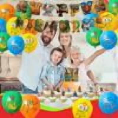 Italian Brainrot Happy Birthday Decorations, Tung Tung Tung Sahur ...