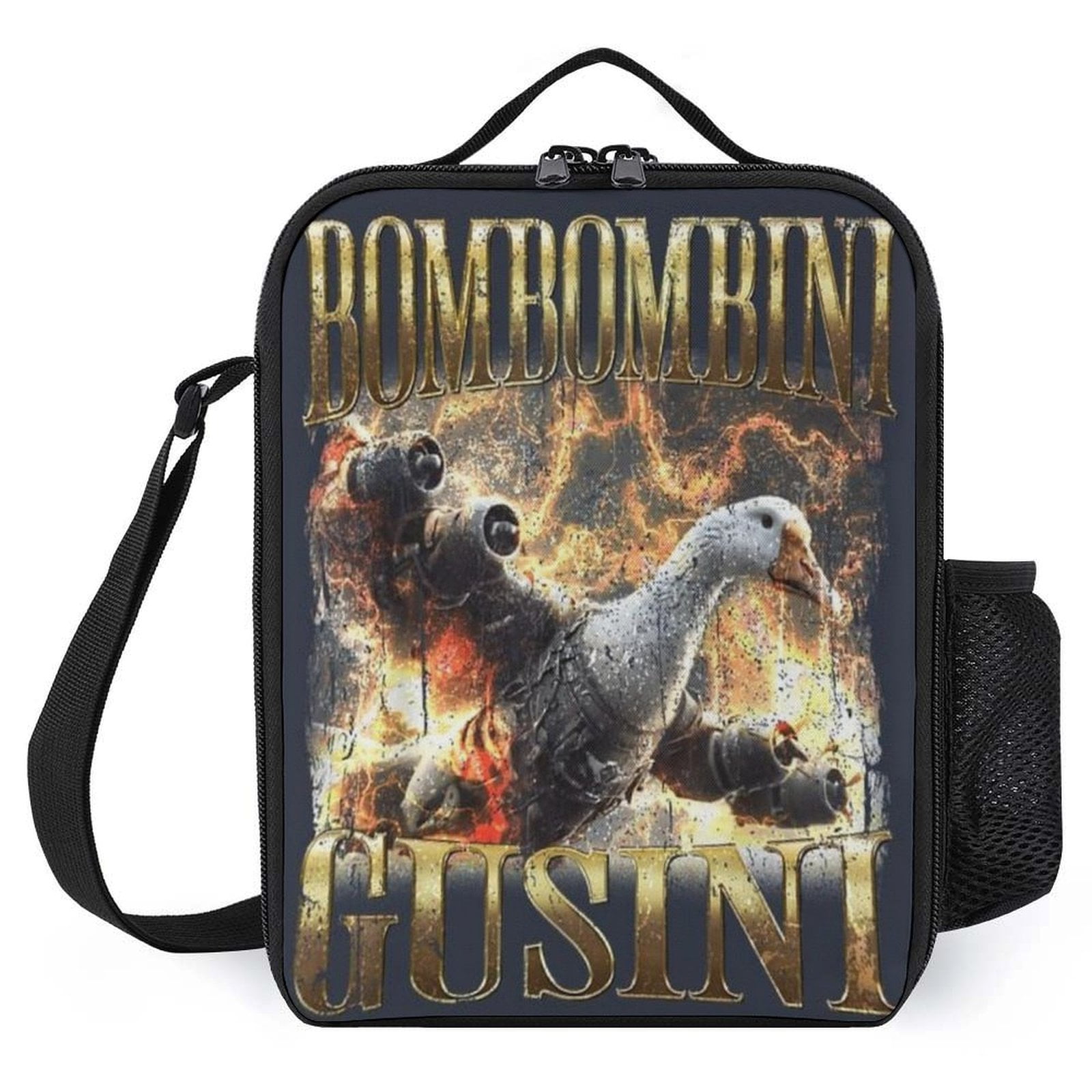 Italian Brainrot Insulated Lunch Bag Large Capacity Lunch Tote Reusable ...