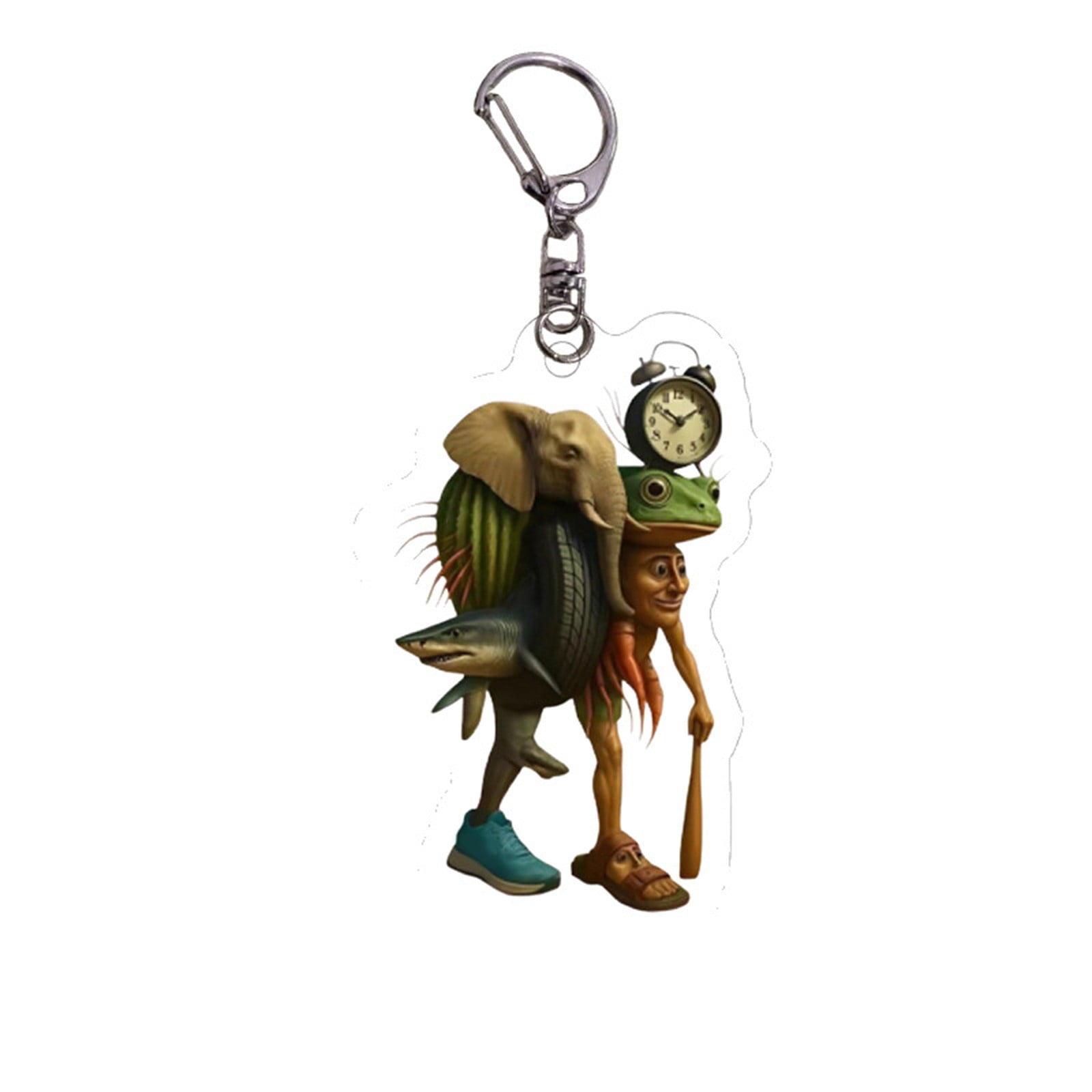 Italian Brainrot Keychain With Tung Tung Tung Sahur - Tralalero Tralala ...