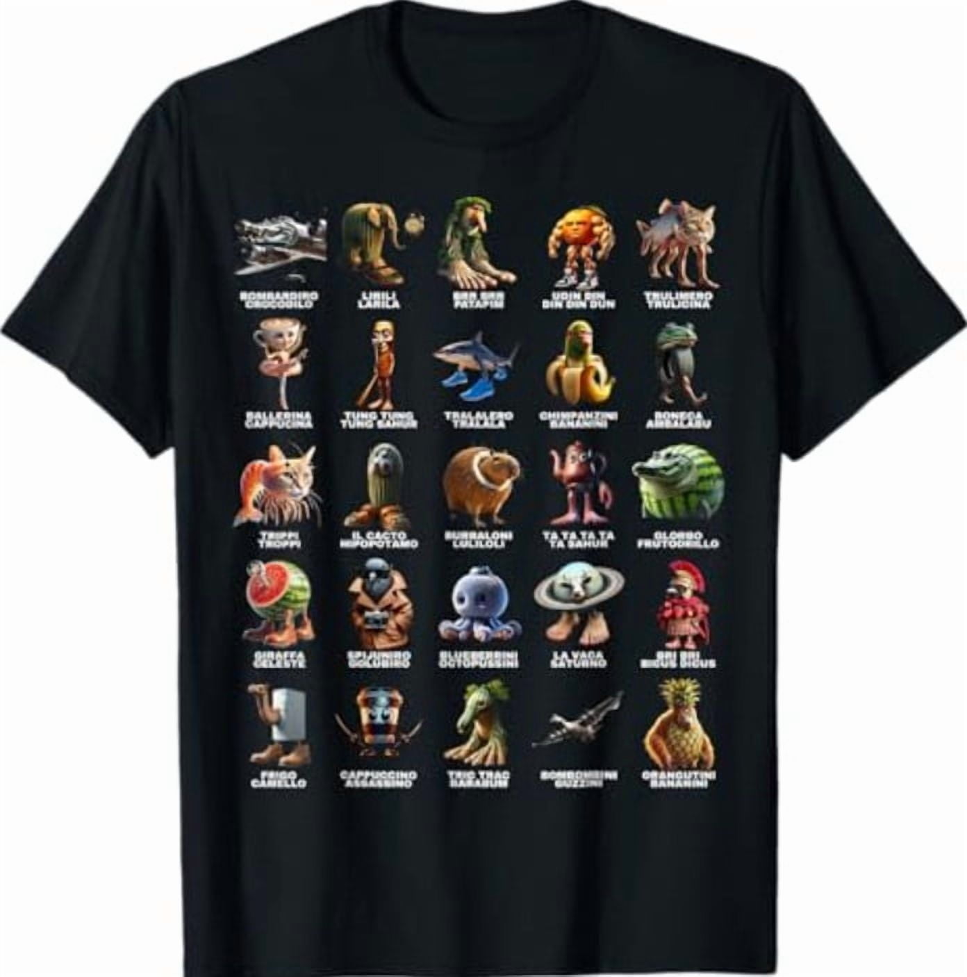 Italian Brainrot Kids Shirt - Walmart.com