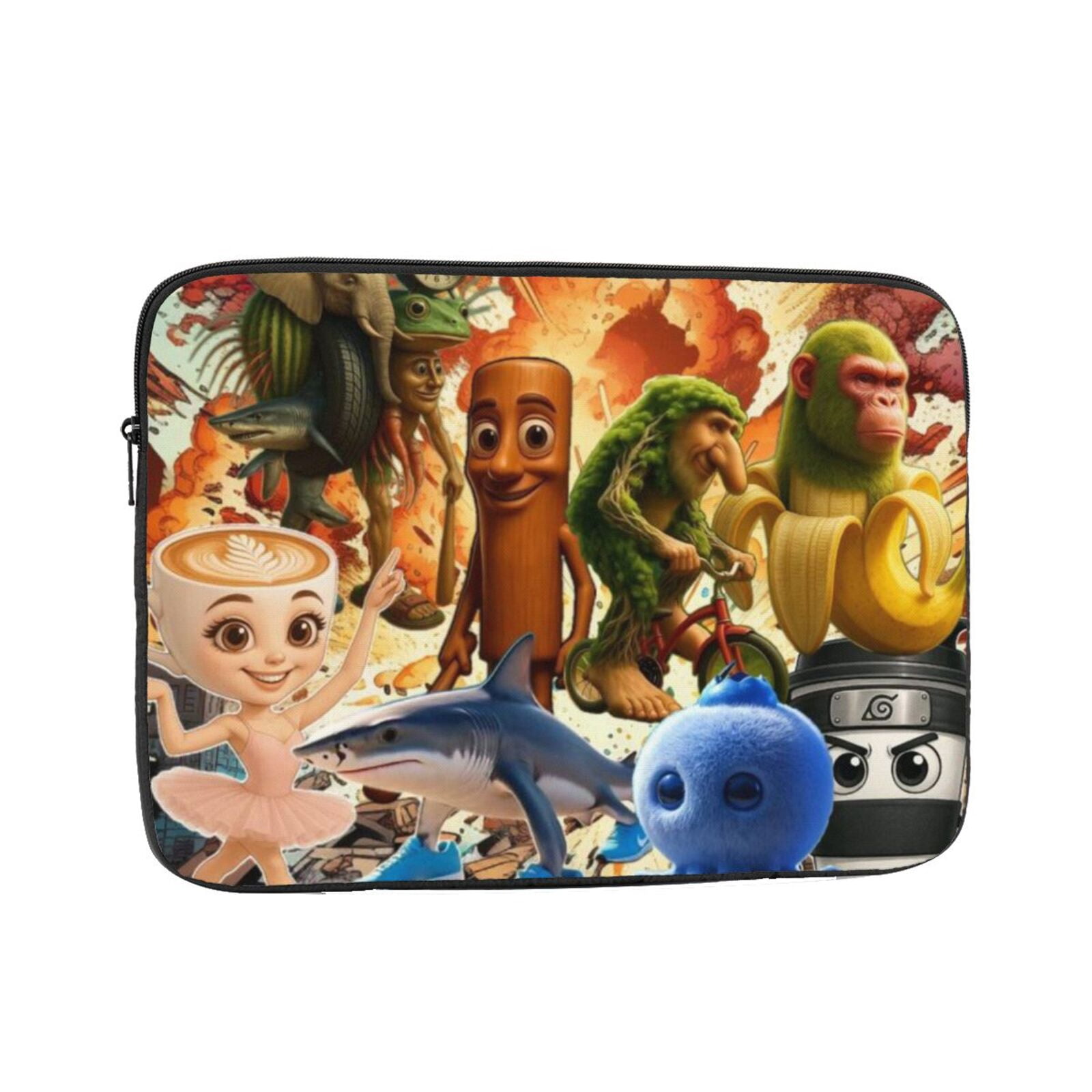 Italian Brainrot Laptop Sleeve Case 12 inch Laptop Bags Notebook ...