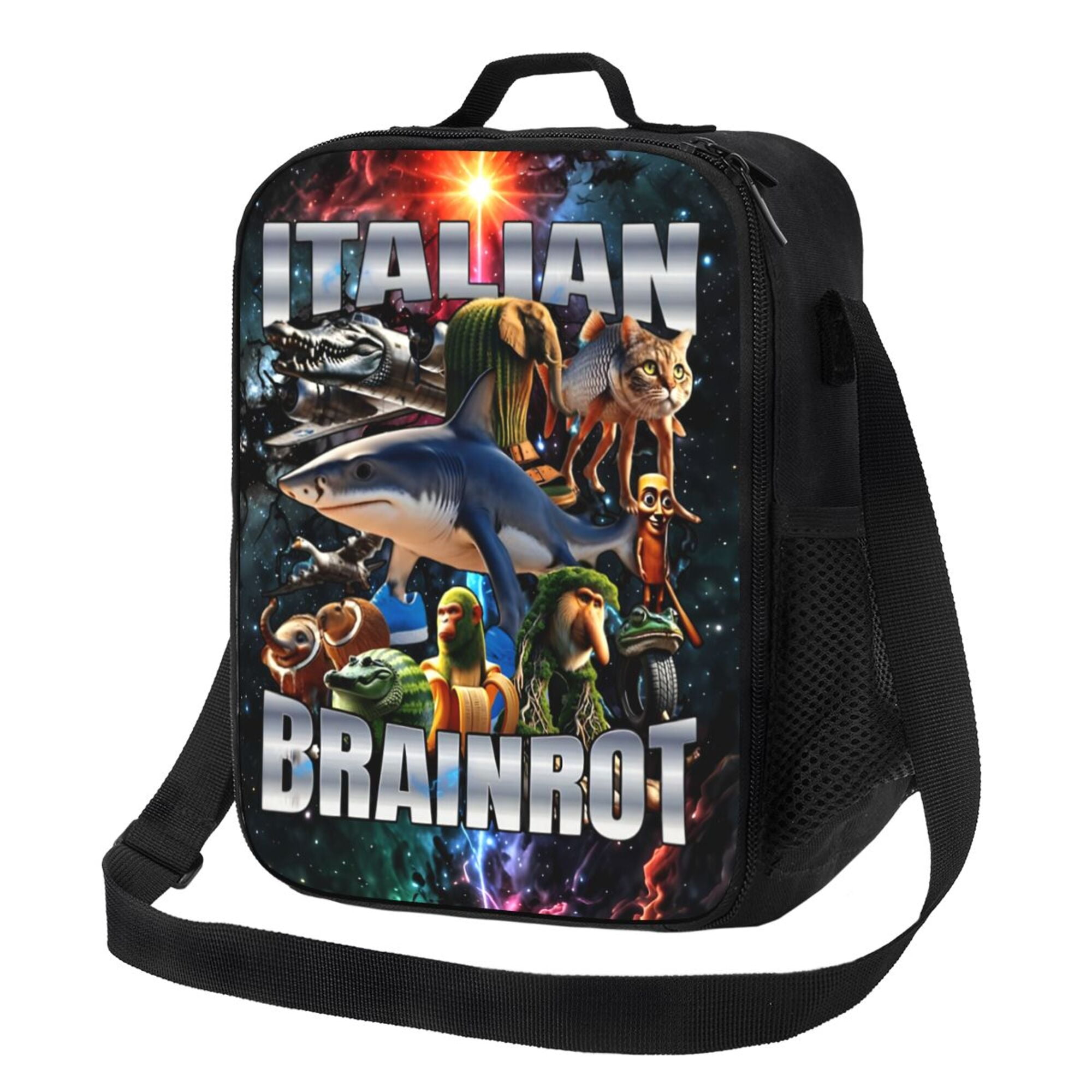 Italian Brainrot Lunch Bag Lunch Box Lightweight Durable Lunch Tote Bag ...