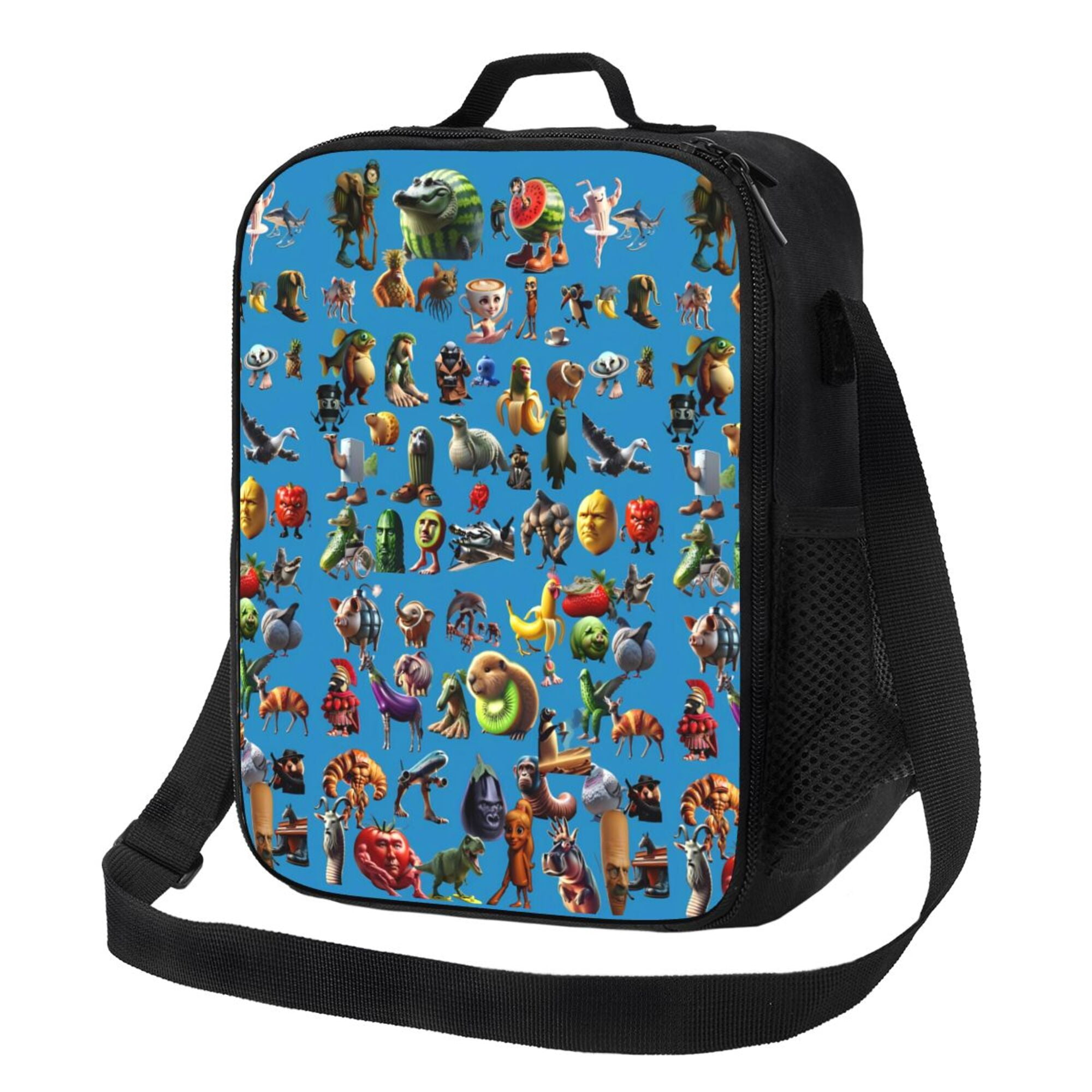 Italian Brainrot Lunch Bag Lunch Box Lightweight Durable Lunch Tote Bag ...