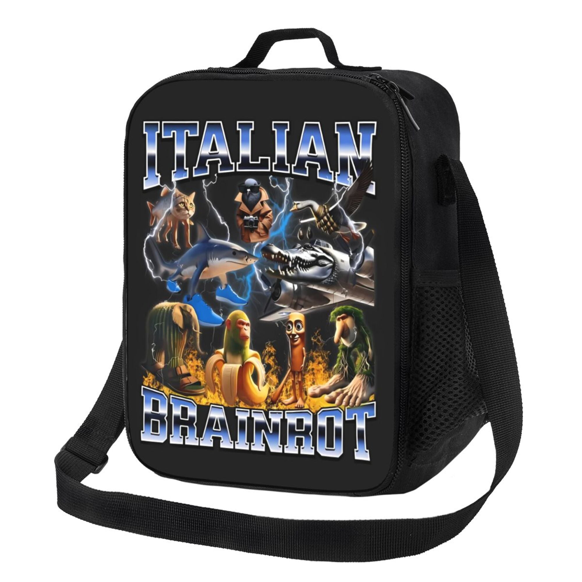 Italian Brainrot Lunch Bag Lunch Box Lightweight Durable Lunch Tote Bag ...