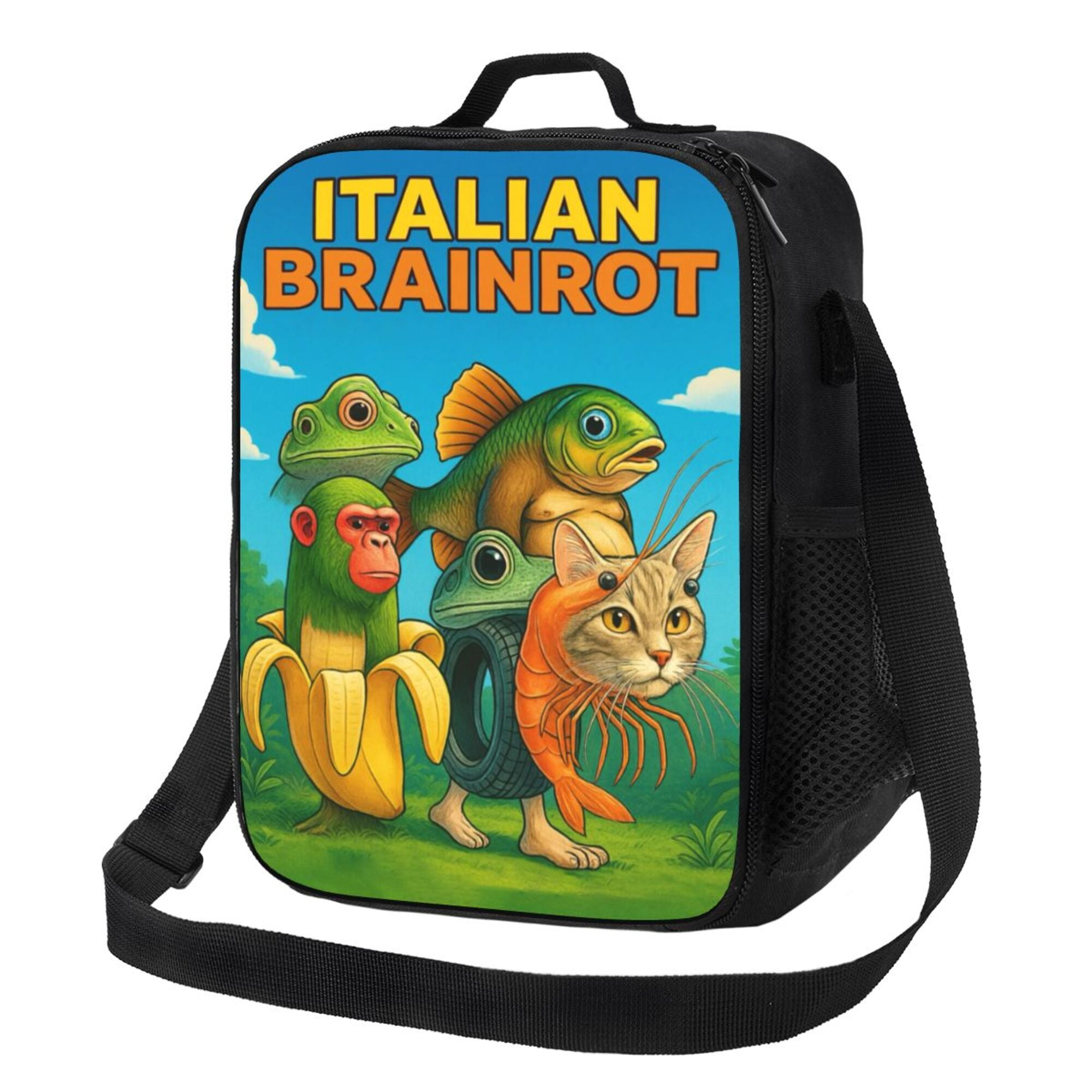 Italian Brainrot Lunch Bag Lunch Box Lightweight Durable Lunch Tote Bag ...