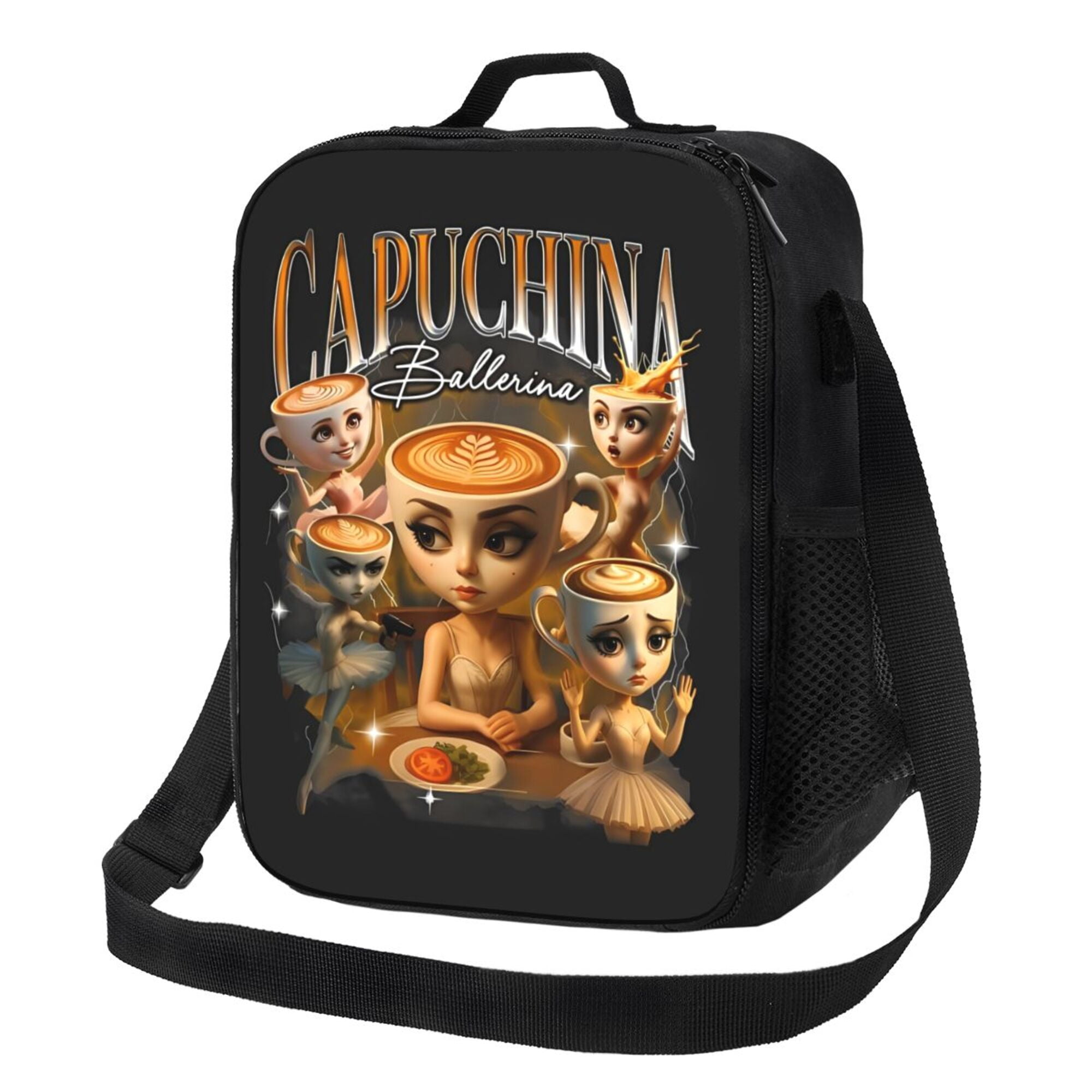Italian Brainrot Lunch Bag Lunch Box Lightweight Durable Lunch Tote Bag ...