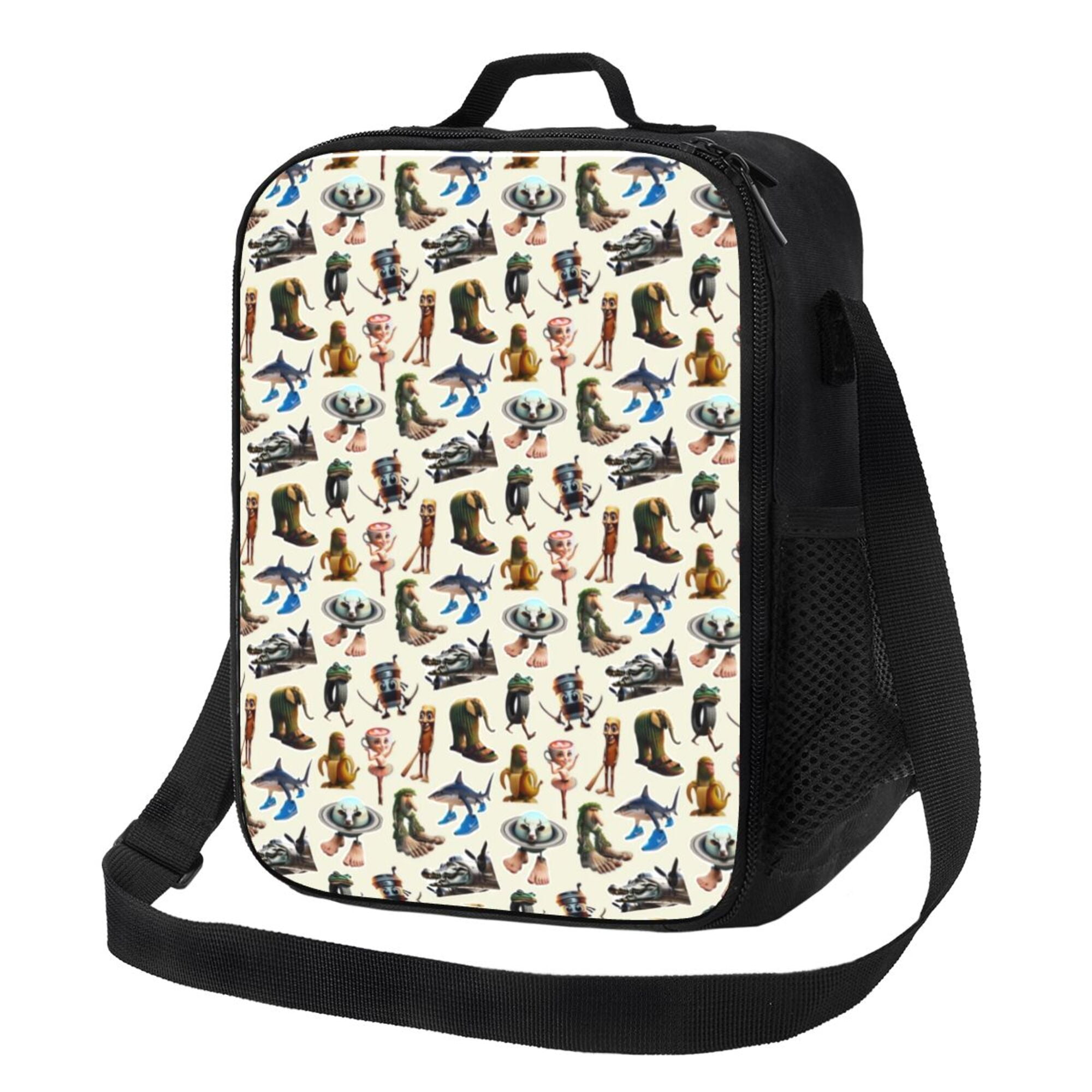 Italian Brainrot Lunch Bag Lunch Box Lightweight Durable Lunch Tote Bag ...