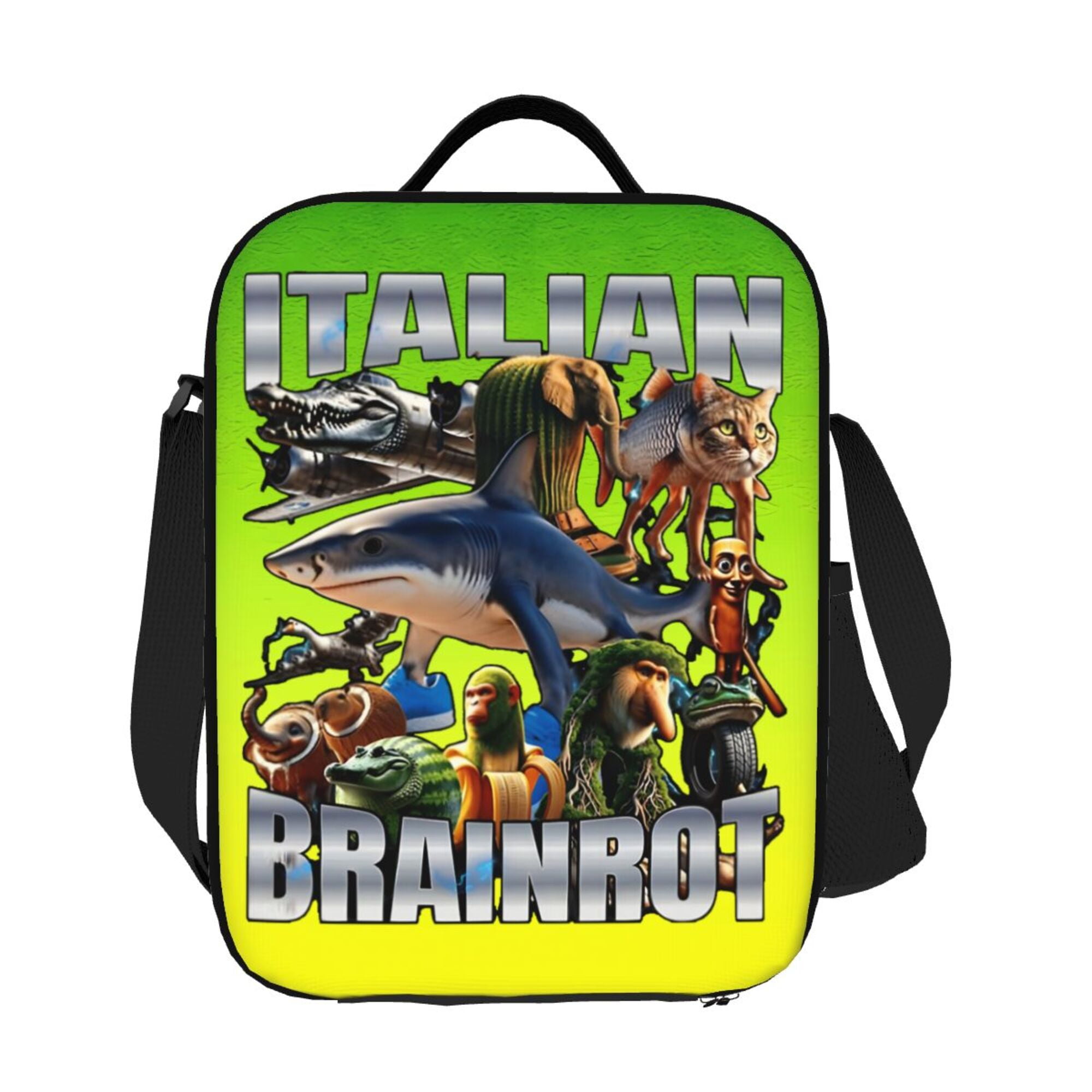 Italian Brainrot Lunch Box Portable Lunch Bag Woman Man Teen Work ...