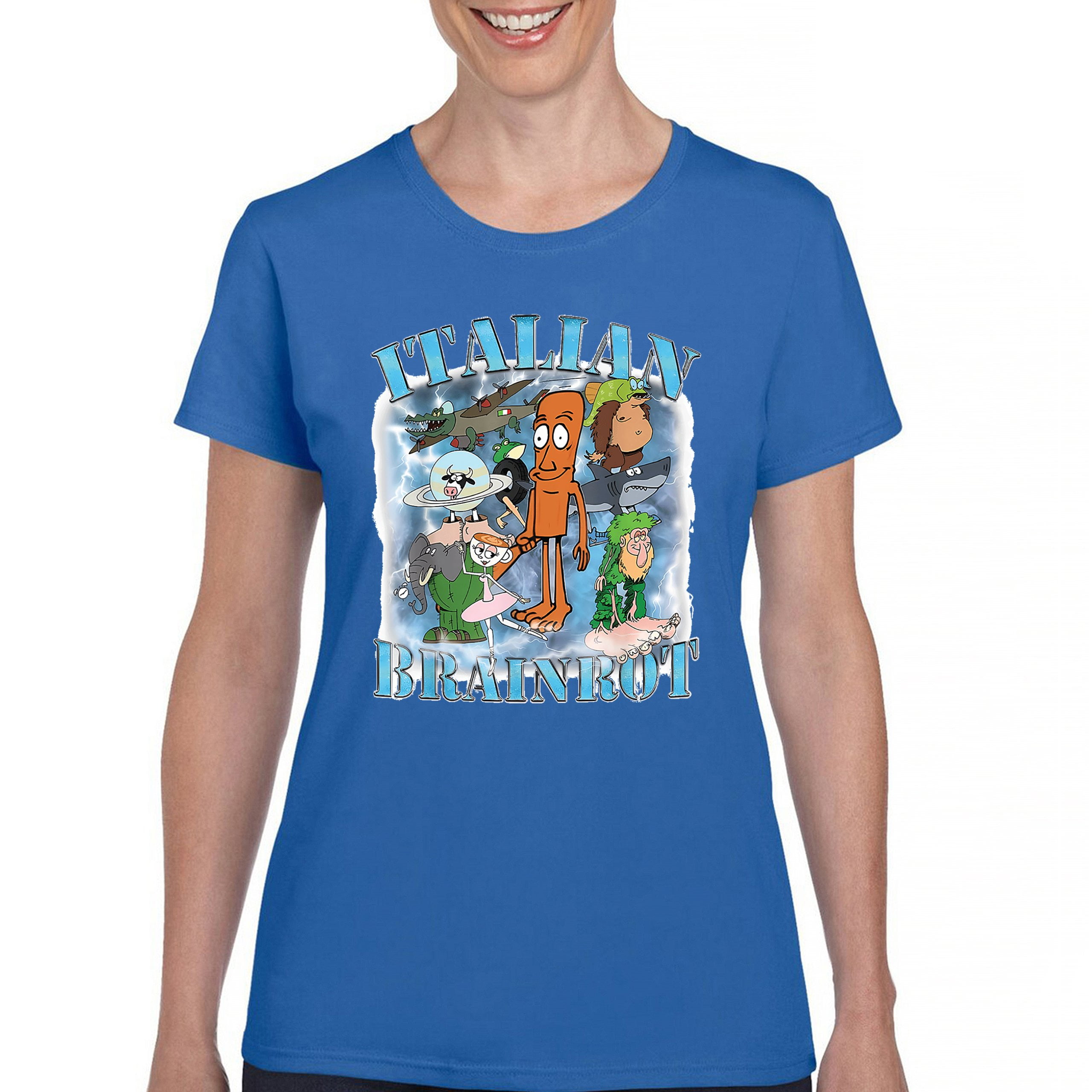 Italian Brainrot Meme T-Shirt Funny Gen Z Alpha Internet Meme Vibe ...