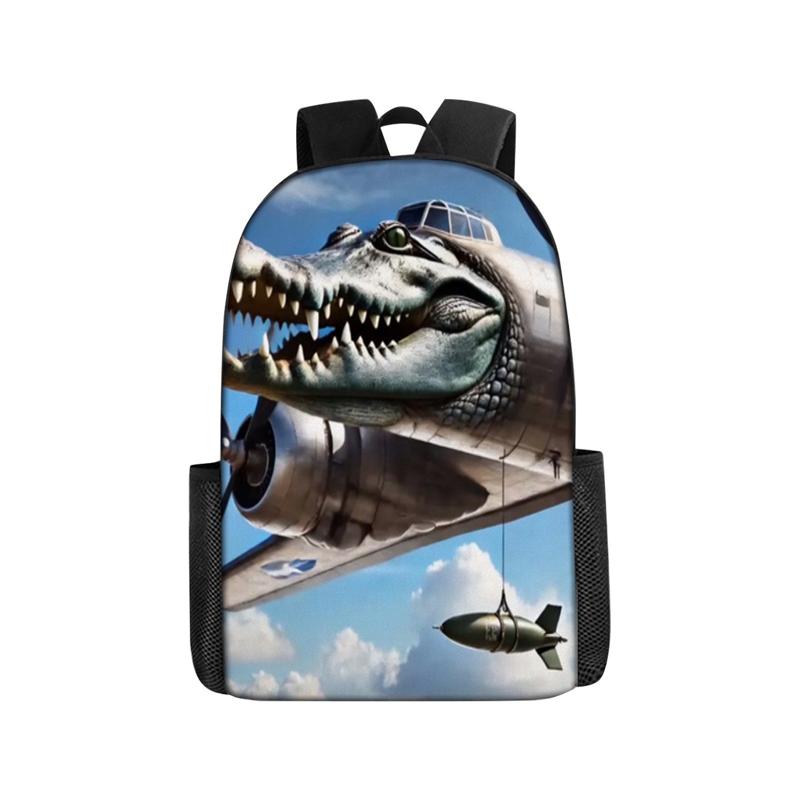 Italian Brainrot Movie-Related Backpack Student Backpack 3D Digital ...