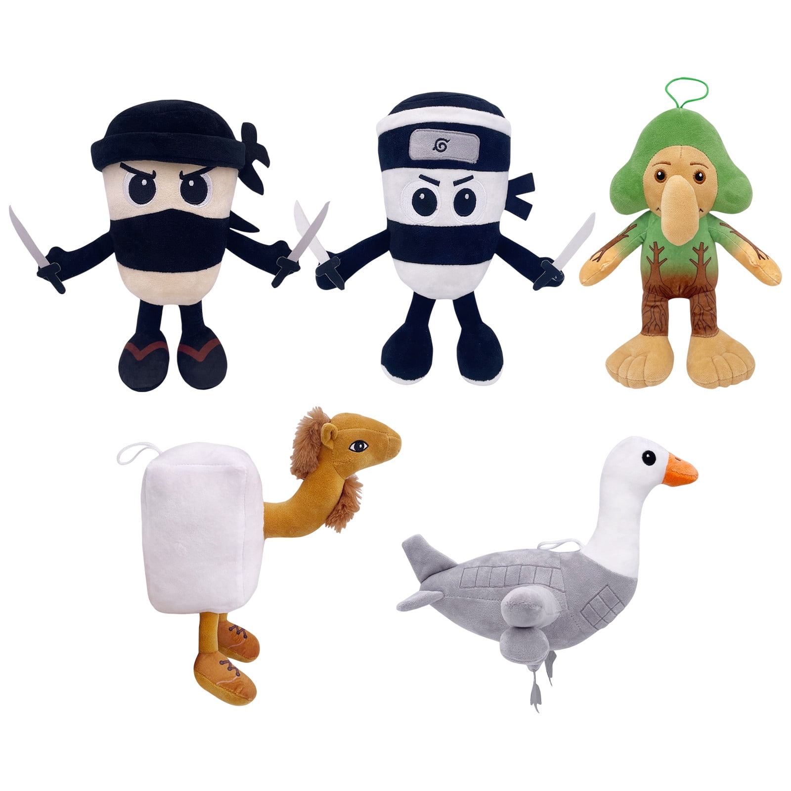 Italian Brainrot Plush – 5pcs Cute Cabucino Assasino Plush,Bombombini ...