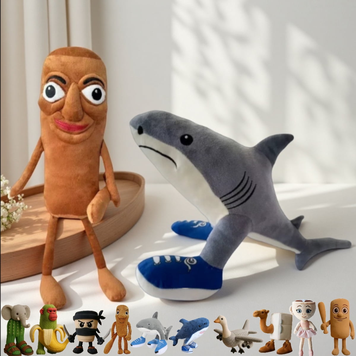 Italian Brainrot Plush, 9.8" Tralalero Tralala Plush, Tung Tung Tung ...