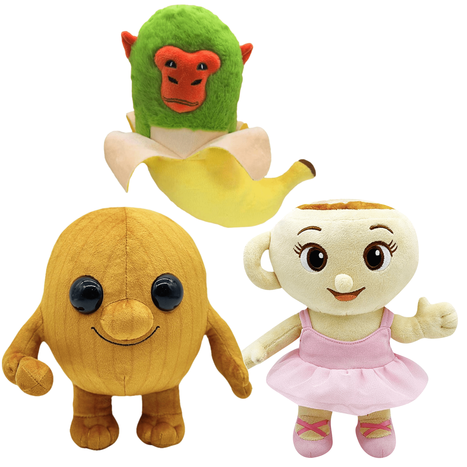 Italian Brainrot Plush Toys， Chimpanzini Bananini，11.2 Inch， Italian ...