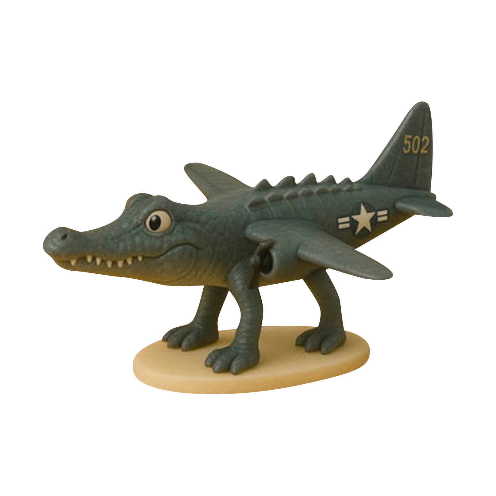 Italian Brainrot Series Figures, 5 inch, Resin, BOMBARDIRO CROCODILO ...