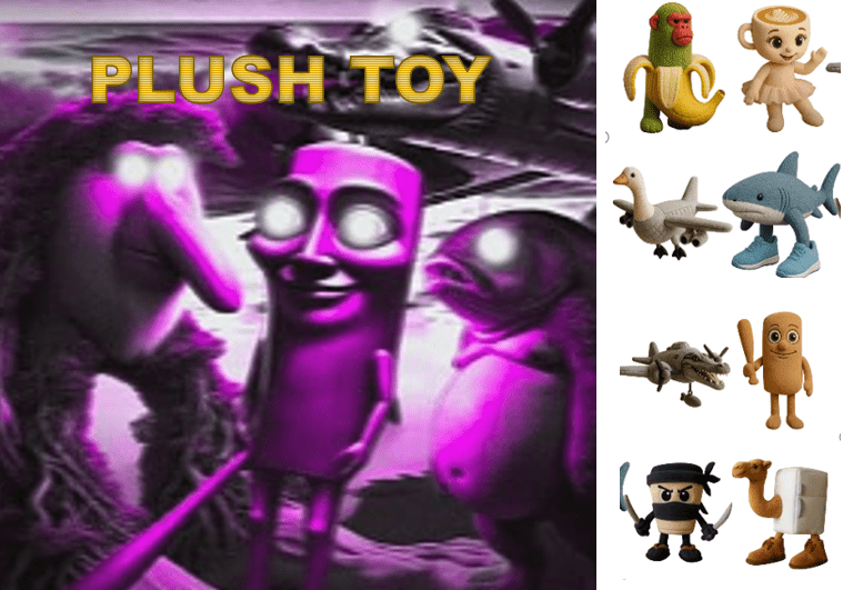 Italian Brainrot Shimpansinni Bananini Design 9.84 Inch Italian ...