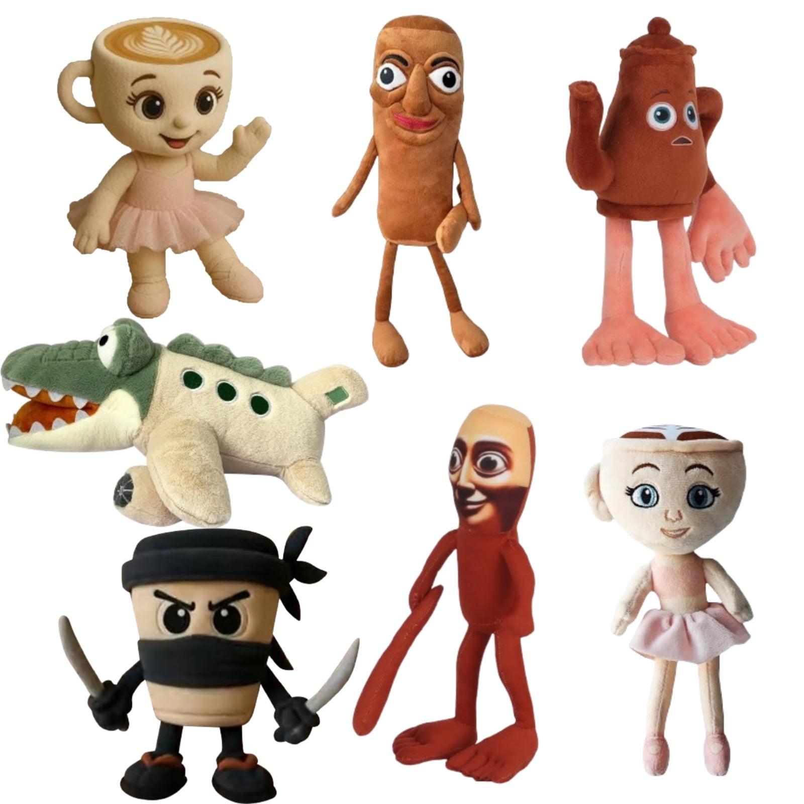 Italian Brainrot Tadatadatada Sahur Plush Funny, Soft Stuffed Animal ...