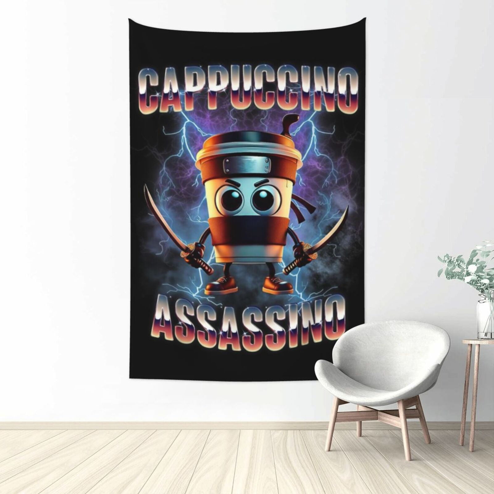 Italian Brainrot Tapestry Wall Hanging Home Decoration Wall Blanket ...