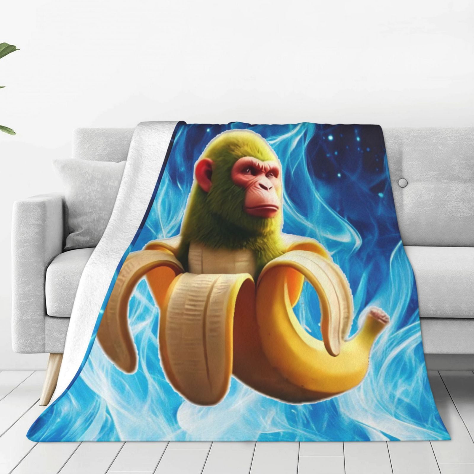 Italian Brainrot Throw Blanket Couch Bed Sofa Soft Lightweight Warm ...