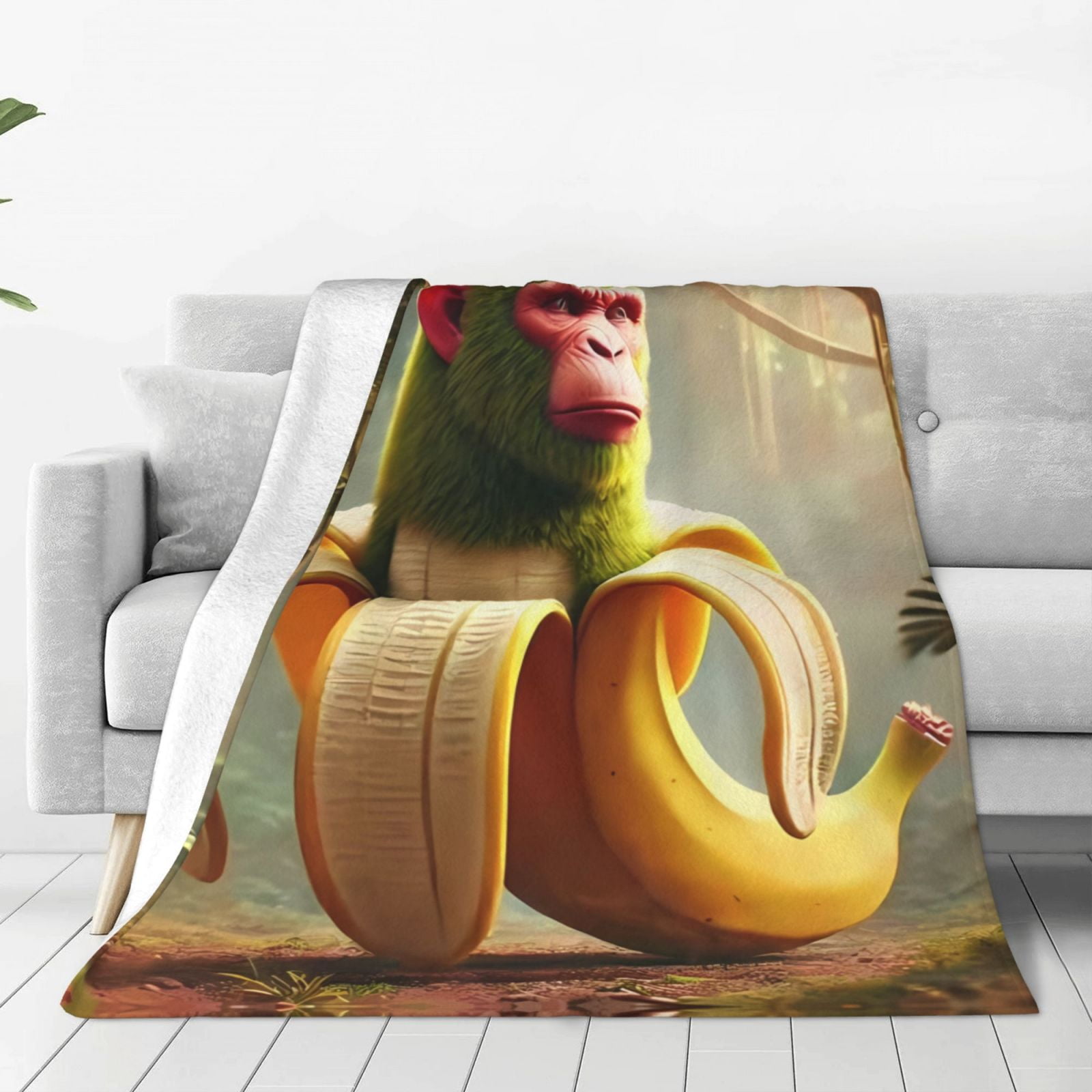 Italian Brainrot Throw Blanket Couch Bed Sofa Soft Lightweight Warm ...