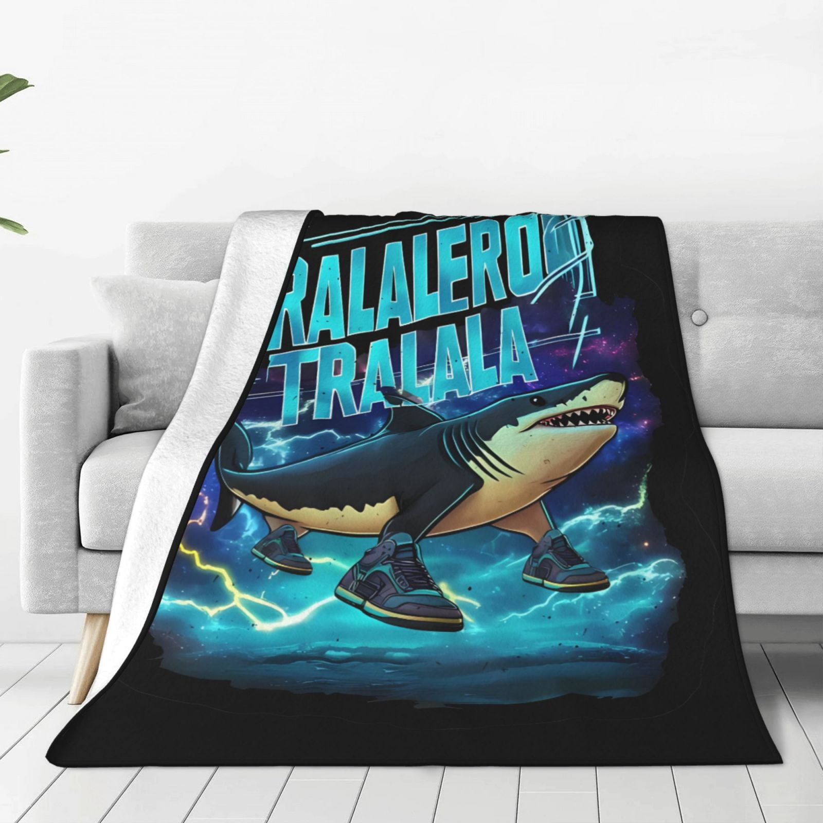 Italian Brainrot Throw Blanket Couch Bed Sofa Soft Lightweight Warm ...