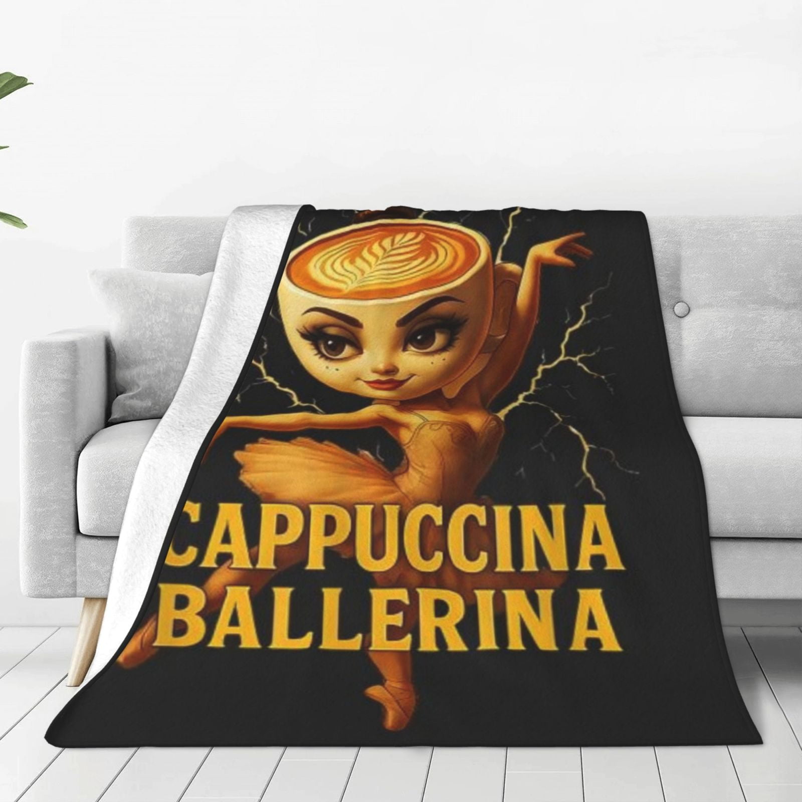 Italian Brainrot Throw Blanket Couch Bed Sofa Soft Lightweight Warm ...