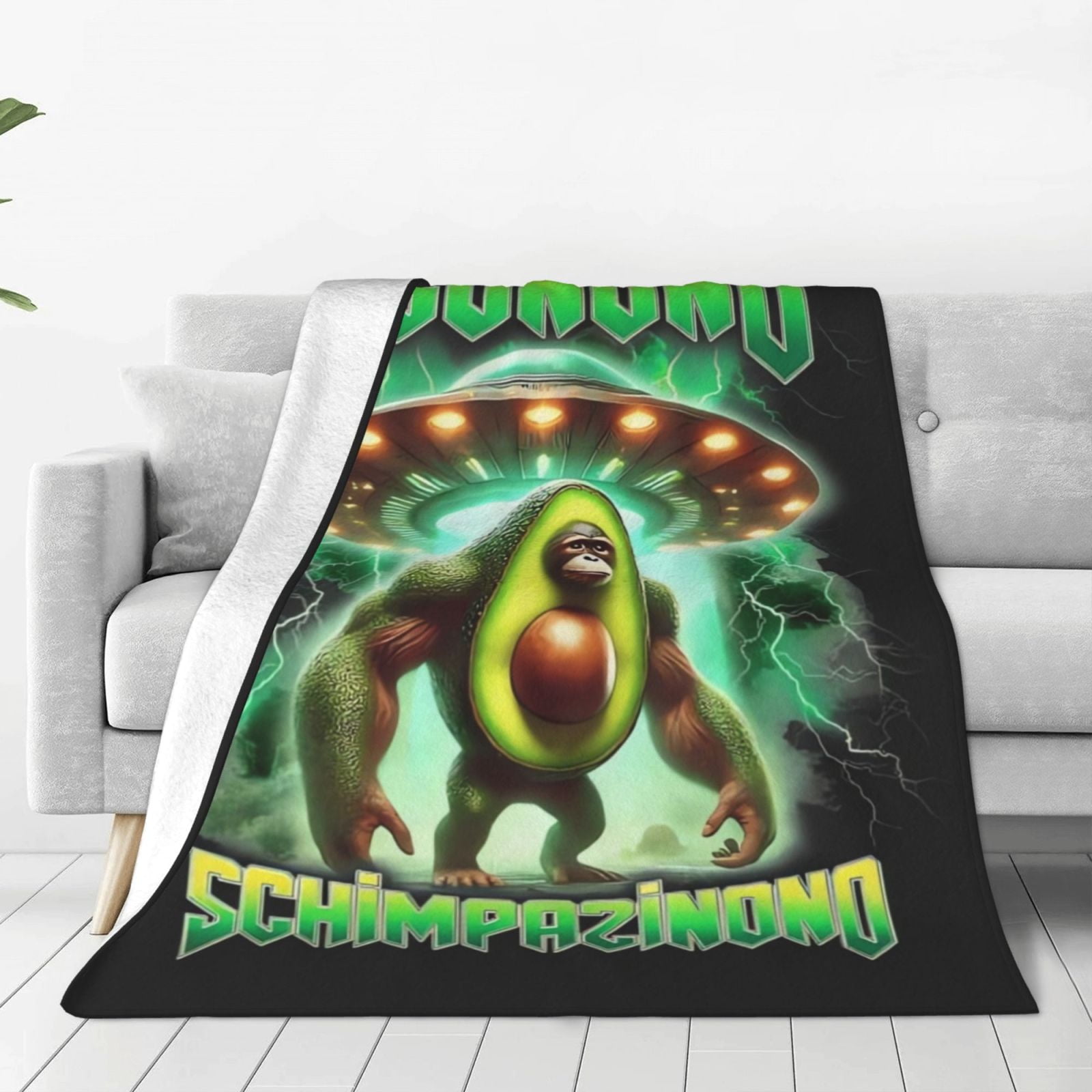 Italian Brainrot Throw Blanket Couch Bed Sofa Soft Lightweight Warm ...