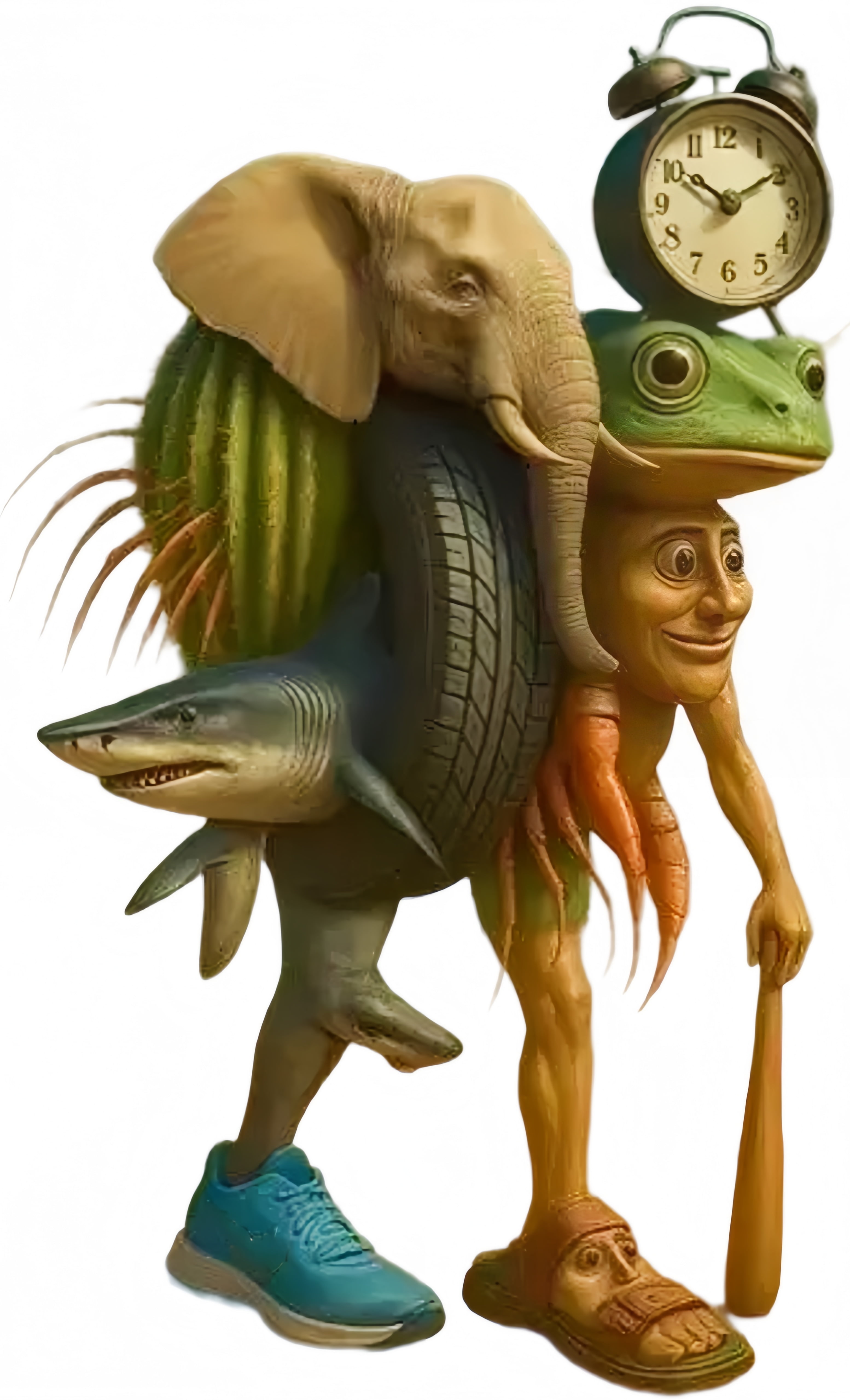 Italian Brainrot Toy Action Figure - 7.8''/20cm Italian Brainrot Themed ...