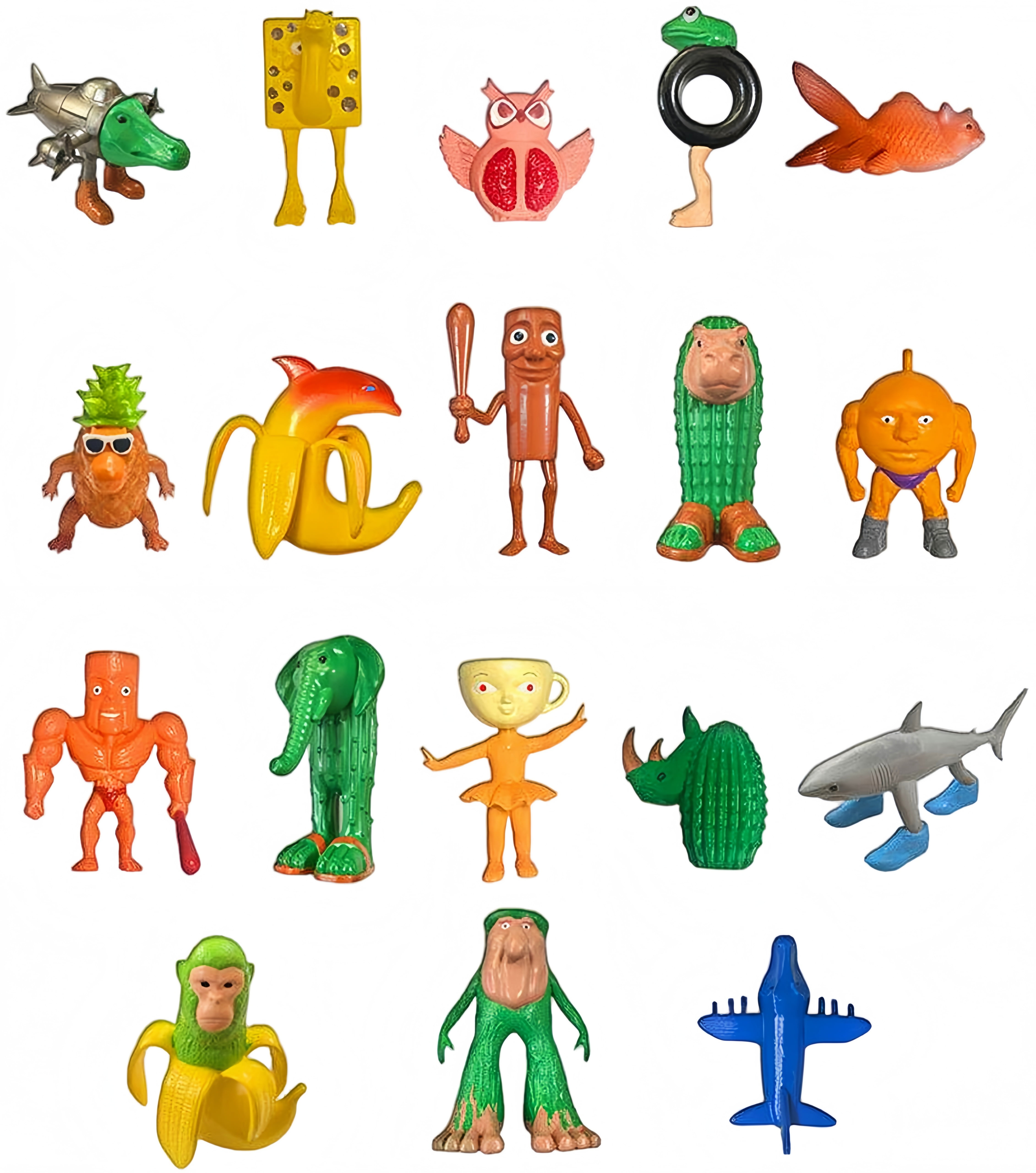 Italian Brainrot Toy Kit 3.2-Inch Italian Brainrot Tralalero Tralala ...