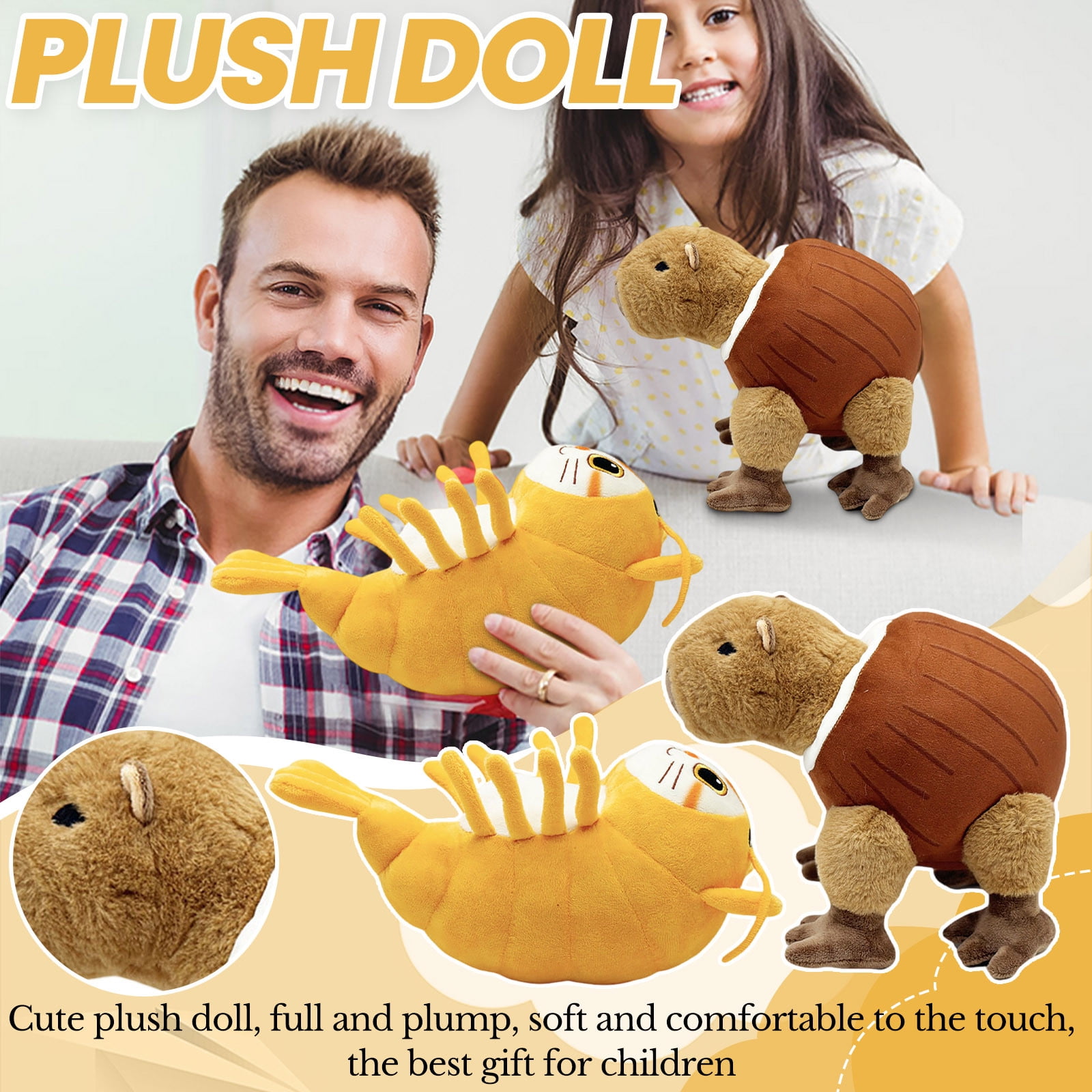 Italian Brainrot Toys Brainrot Animals Plush, 2Pcs Plush Stuffed Toys ...