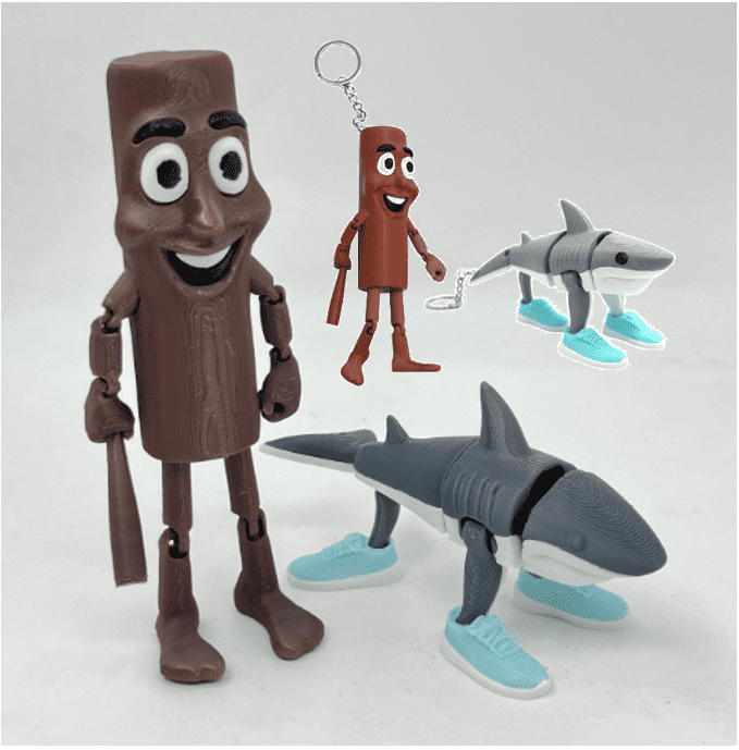 Italian Brainrot Tralalelo Tralala Action Figure AI Italian Animals ...