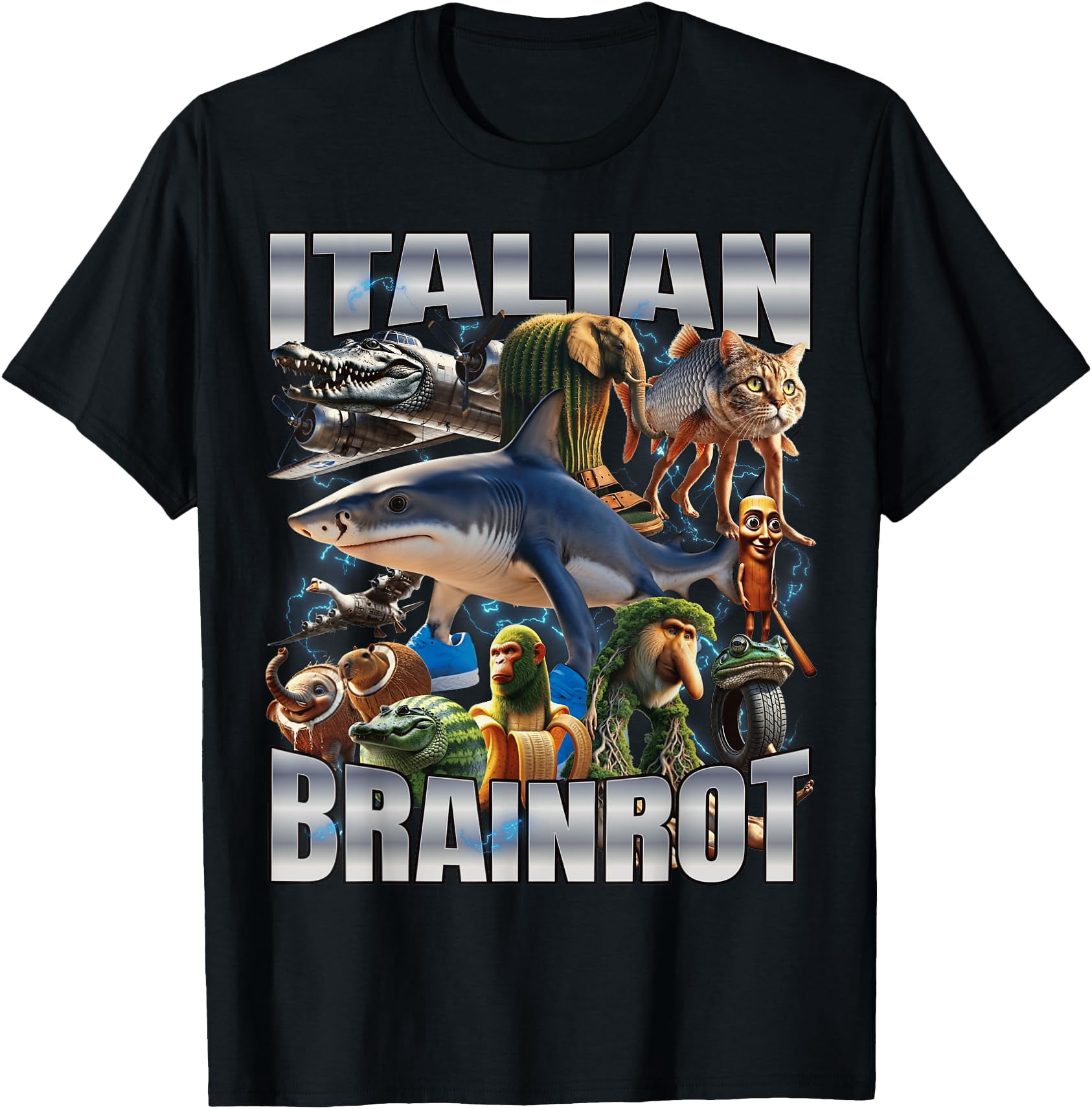 Italian Brainrot Tralalero Tralala Bombardino Crocodilo Softstyle ...