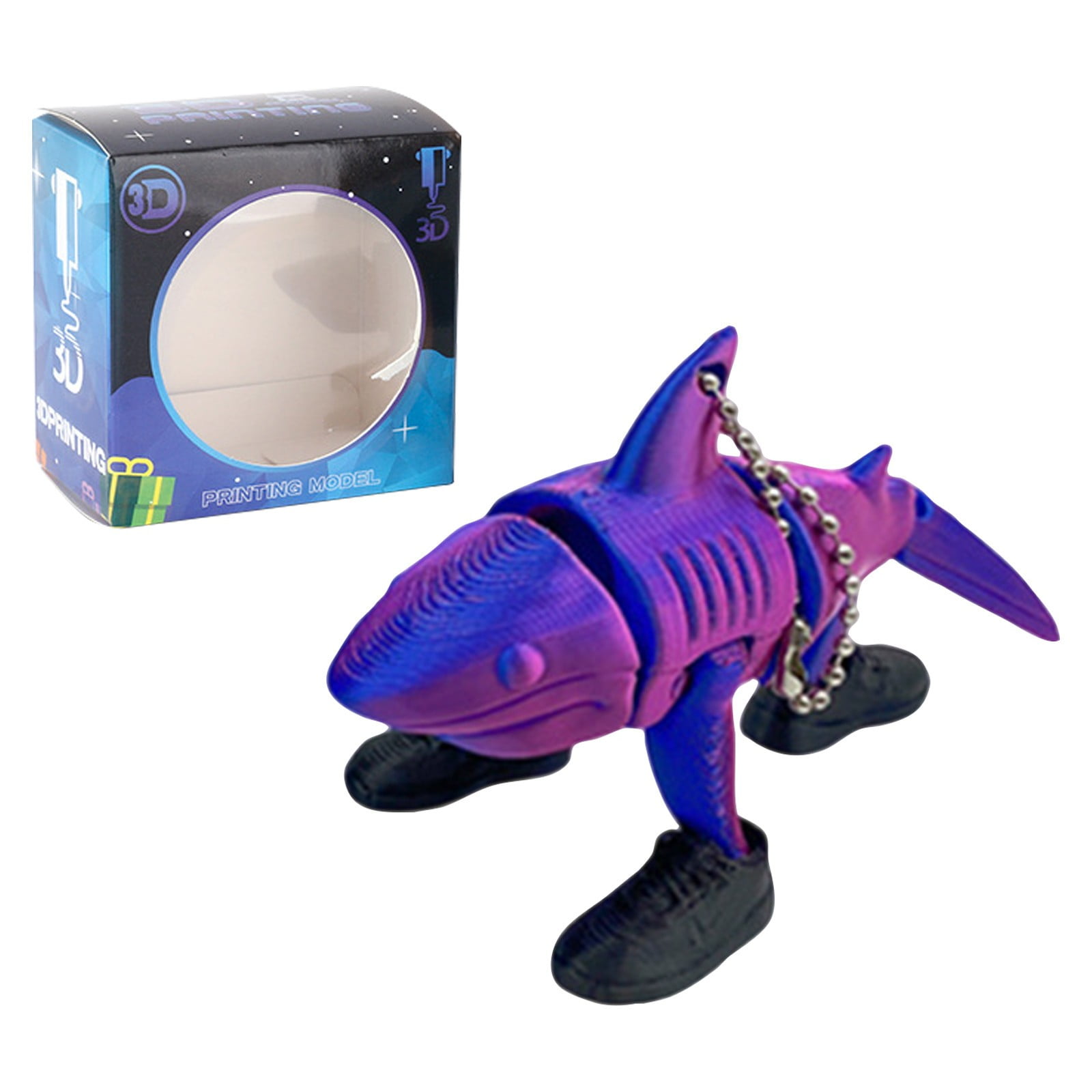 Italian Brainrot Tralalero Tralala Keychain - Brainrot Shark in ...