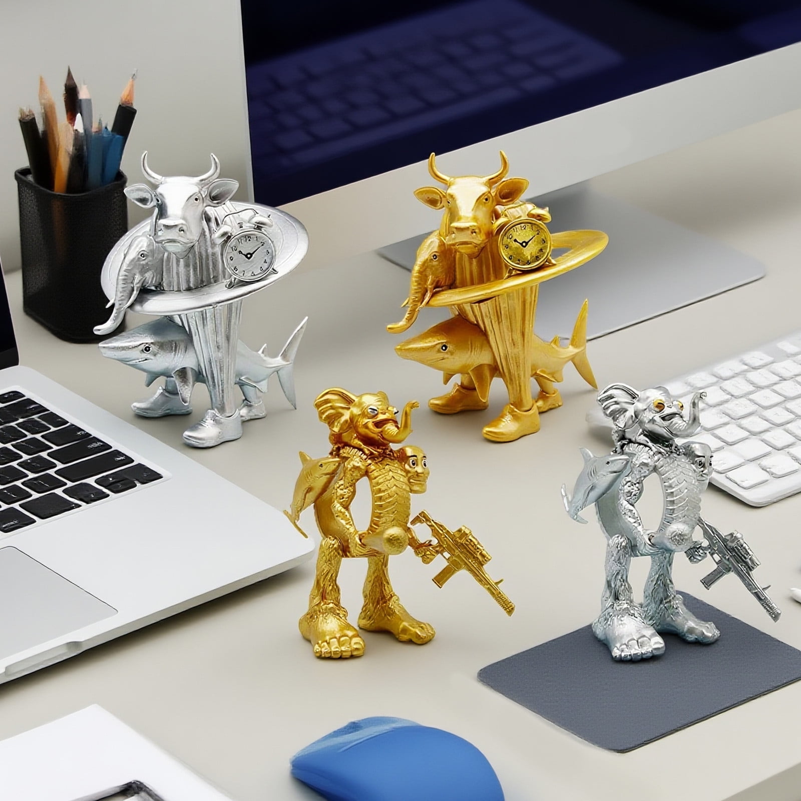 Italian Brainrot Tralalero Tralala Tung Tung Tung Sahur Action Figures ...