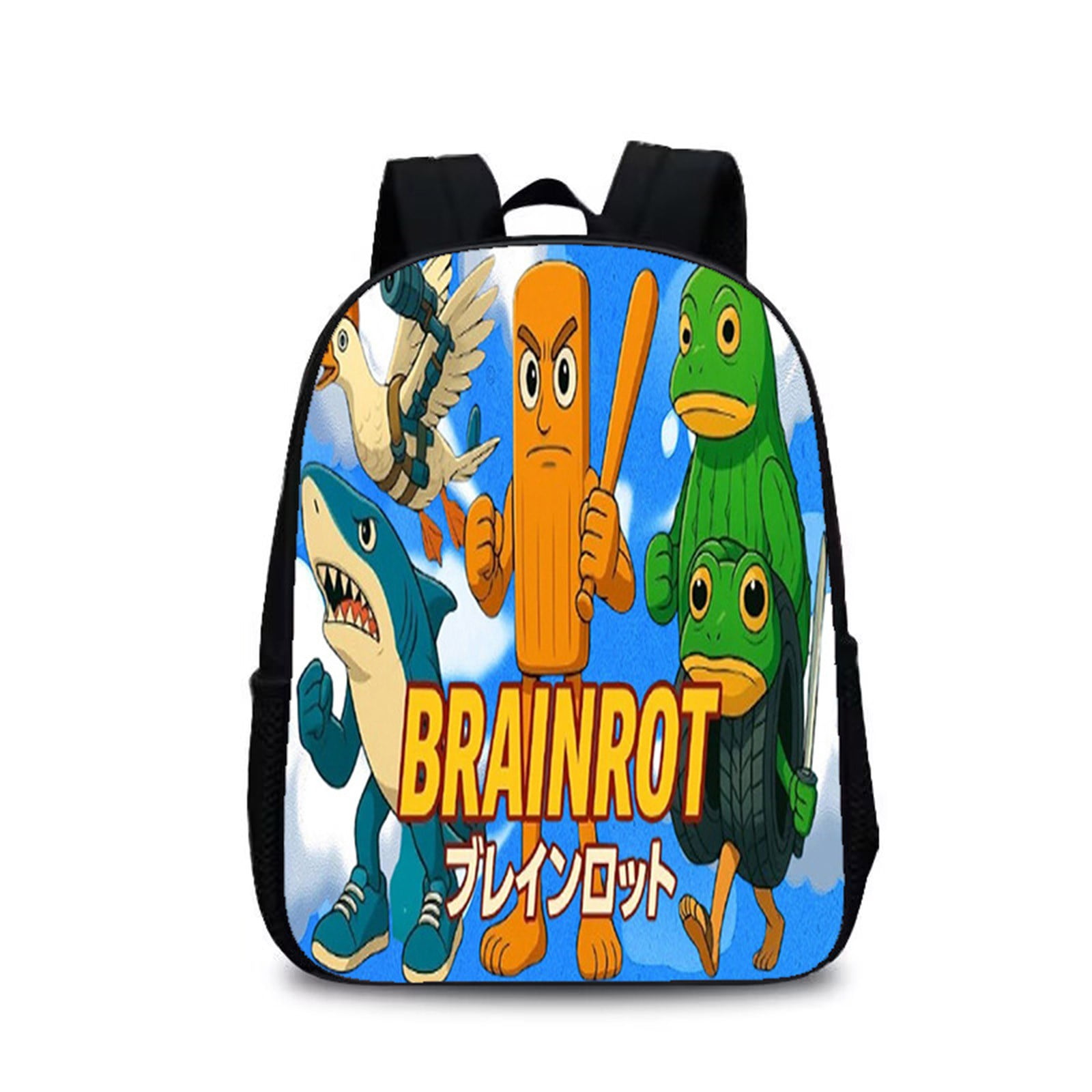 Italian Brainrot Travel Backpack Student Back to School Large Capacity ...