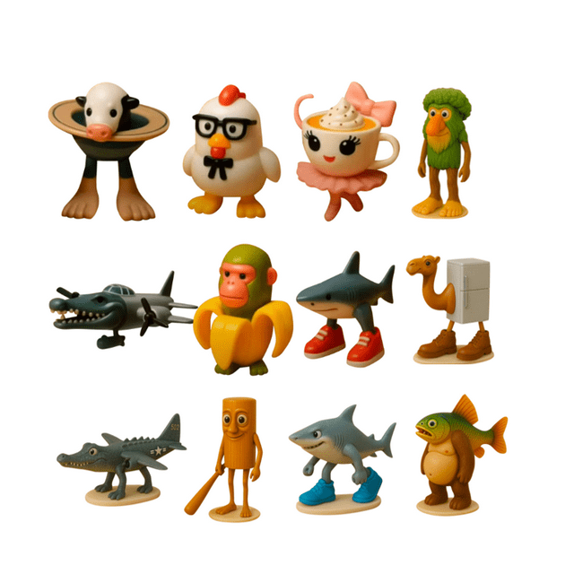 Italian Brainrot Tung Tung Tung Sahur AI Italian Animals Collection ...