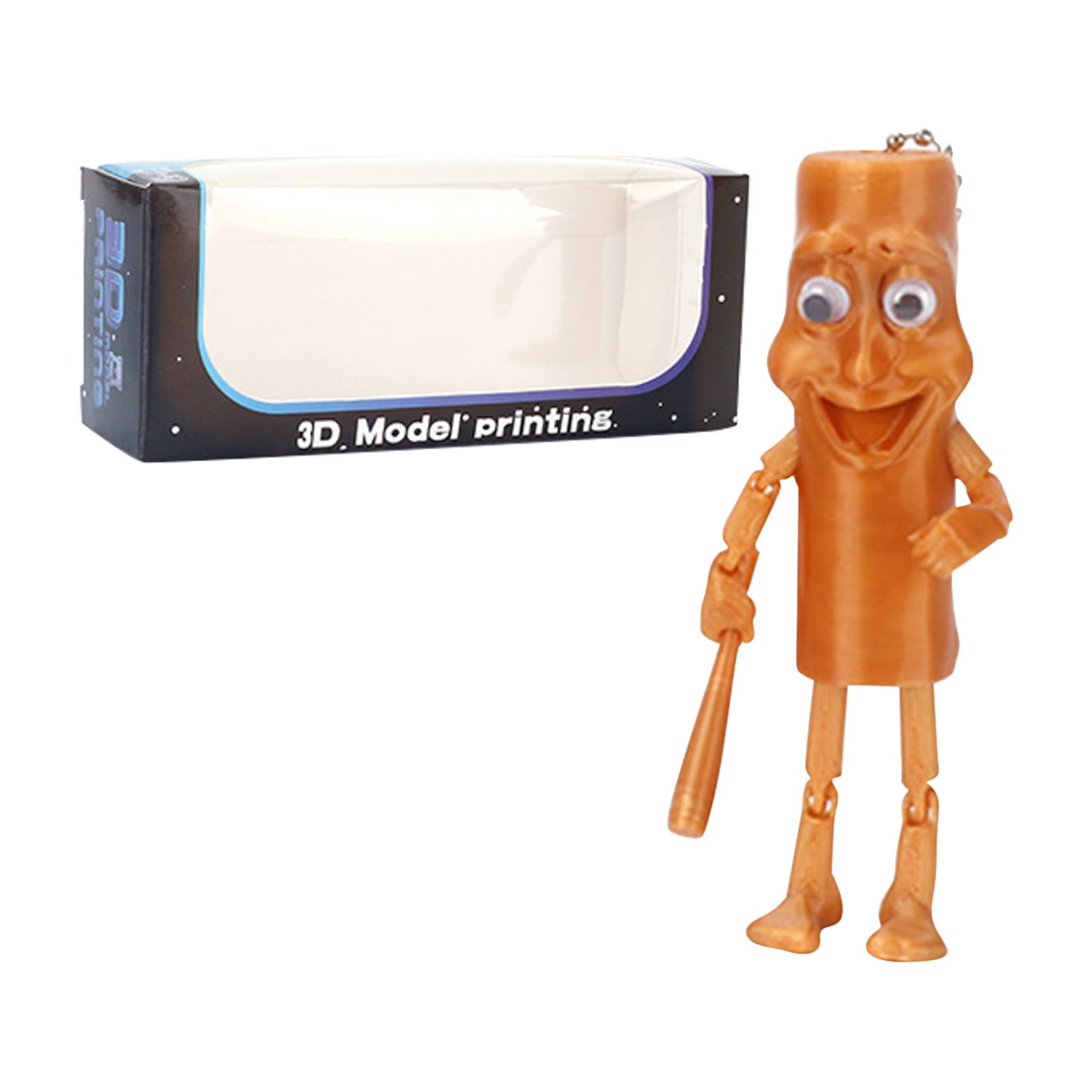 Italian Brainrot Tung Tung Tung Sahur Keychain- Brainrot Shark in Sneakers Figure Keychain ...