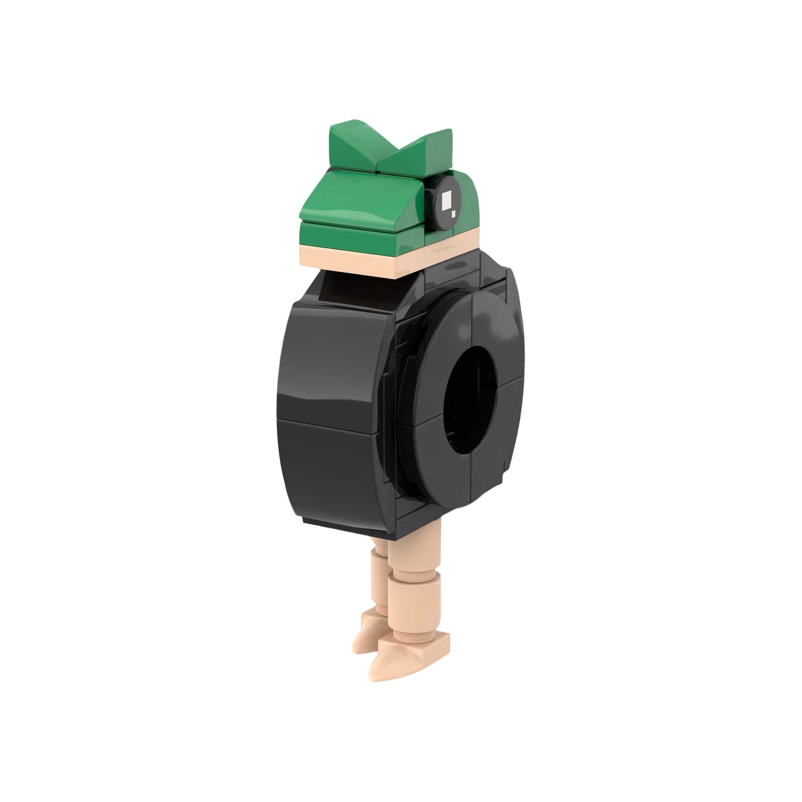 Italian Brainrot Wheel Frog in Barrel AI Building Blocks Set, 3.14" AI ...