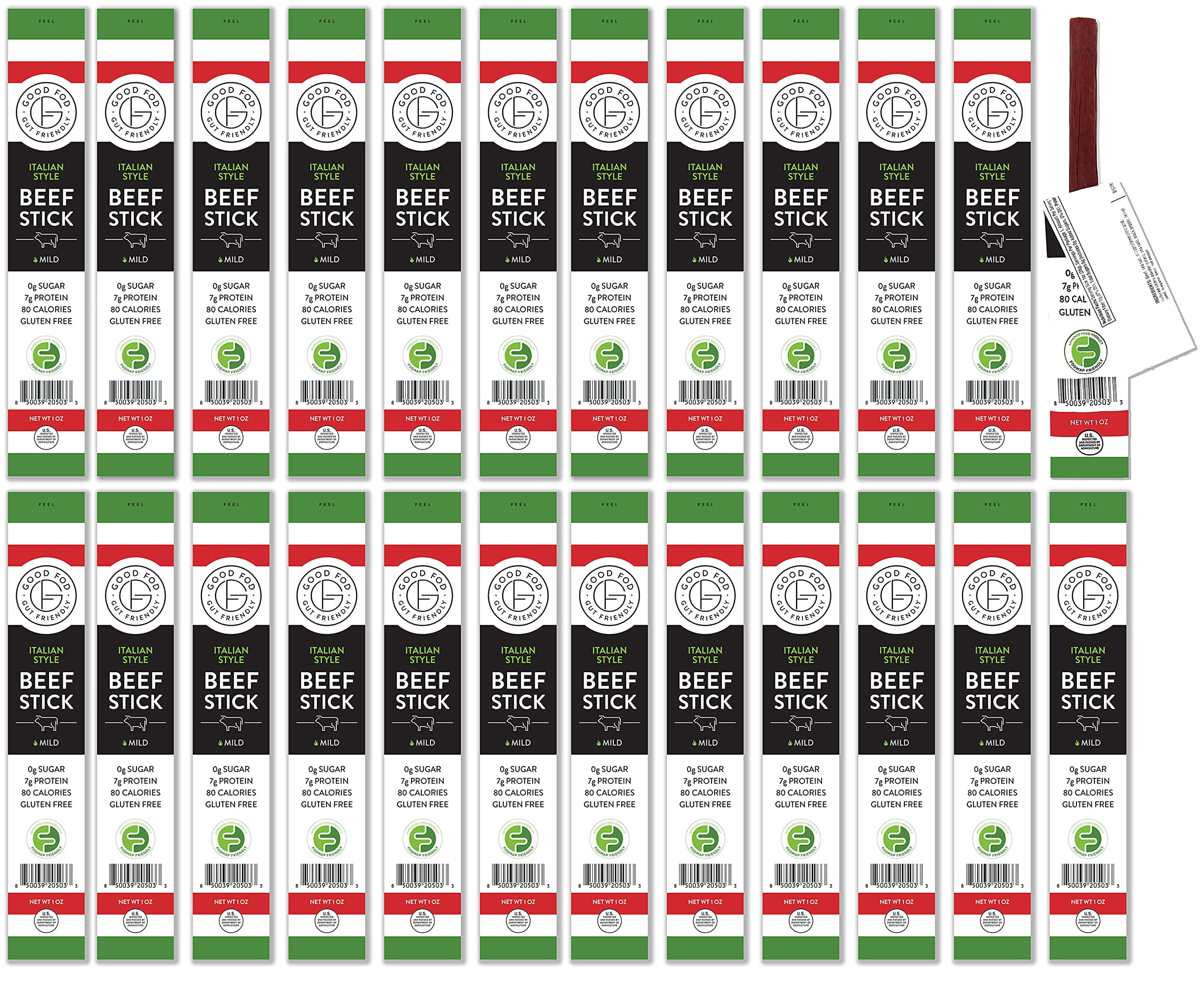 Italian Style Meat DU20Sticks Low FODMAP Snacks for a Healthy Gut Zero ...