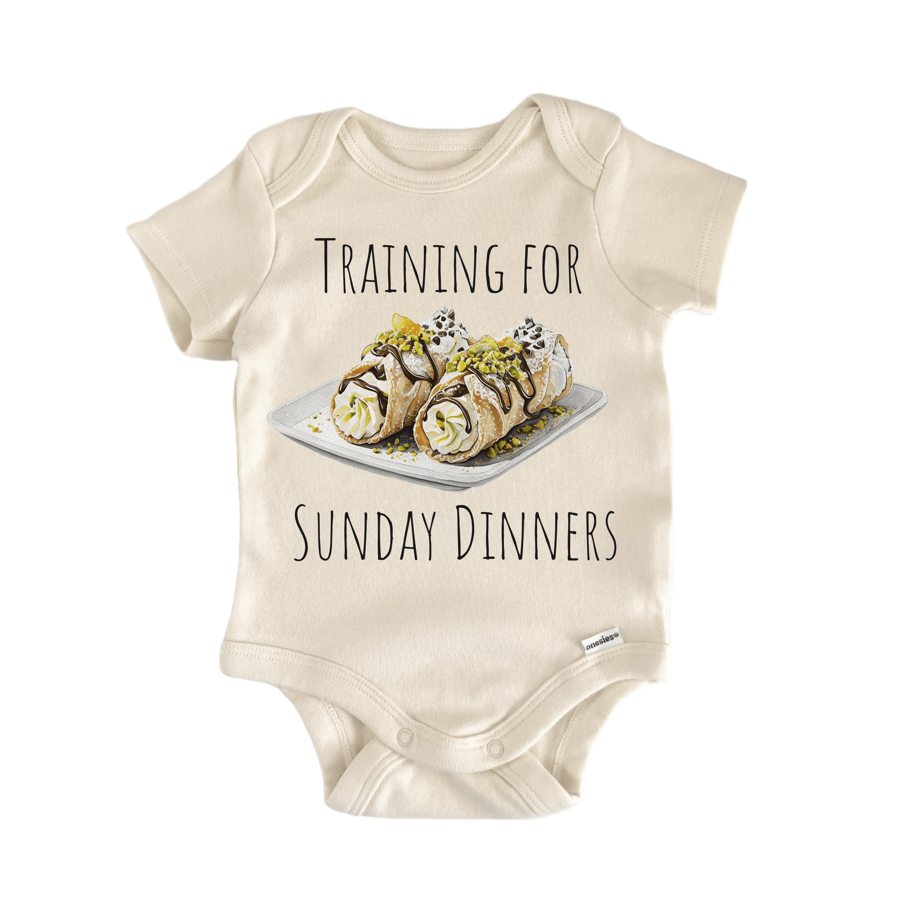 Italian Cannoli Pastry Newborn Baby Bodysuit - Walmart.com
