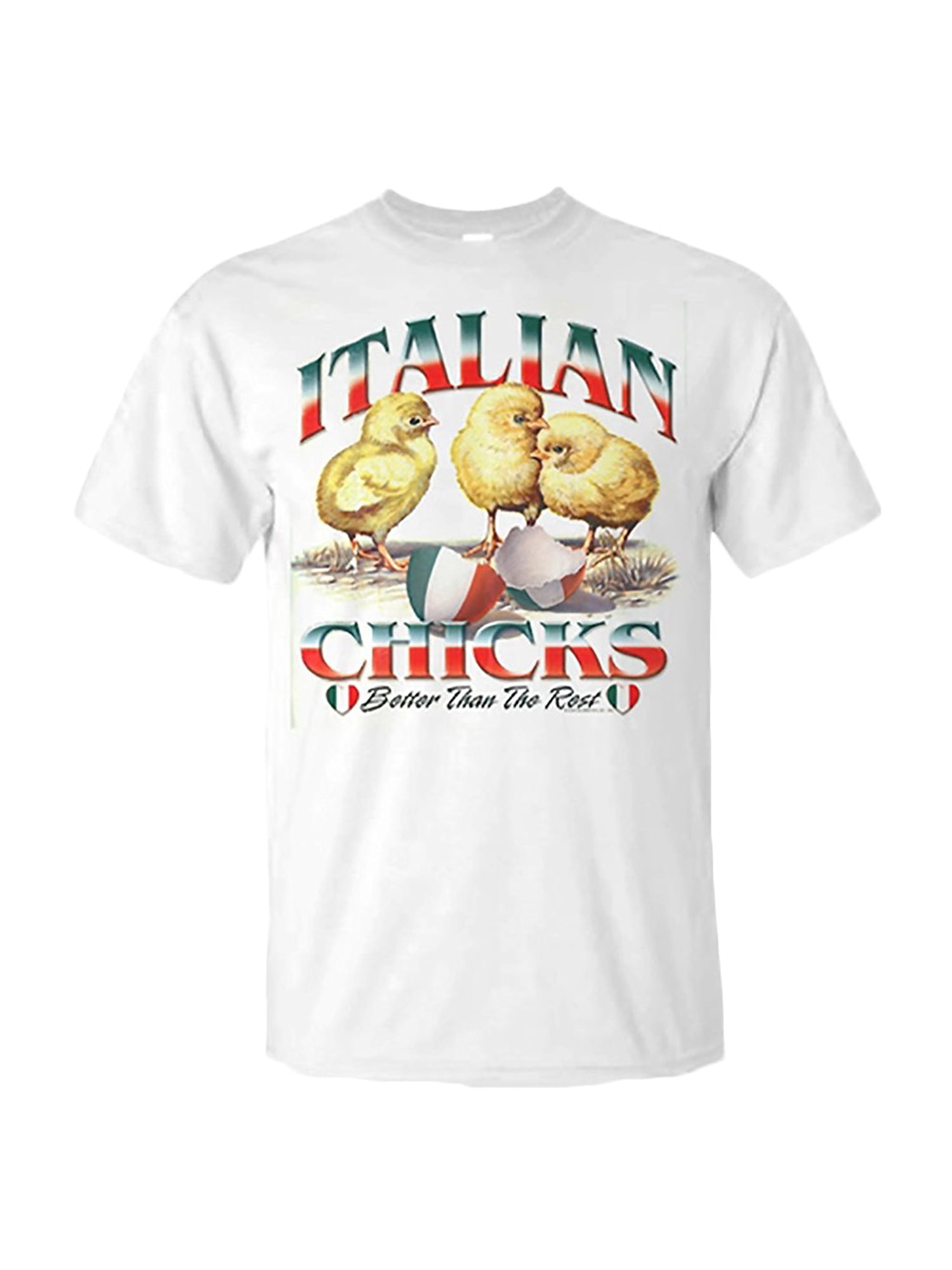 Italian Chicks Shirts Large White - Walmart.com
