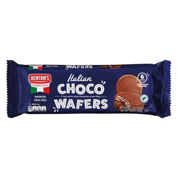 Benton's Italian Choco Wafers, 6 count - Walmart.com