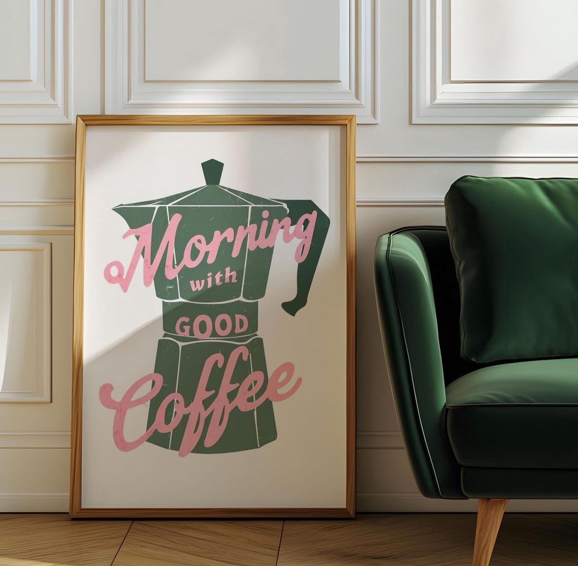 Italian Coffee Cafe Kitchen Wall Art, Unframed Paper Print Size 12x18 ...