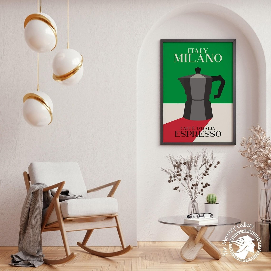 Italian Coffee Poster, Moka Pot Kitchen Wall Art Print, Espresso Bar ...