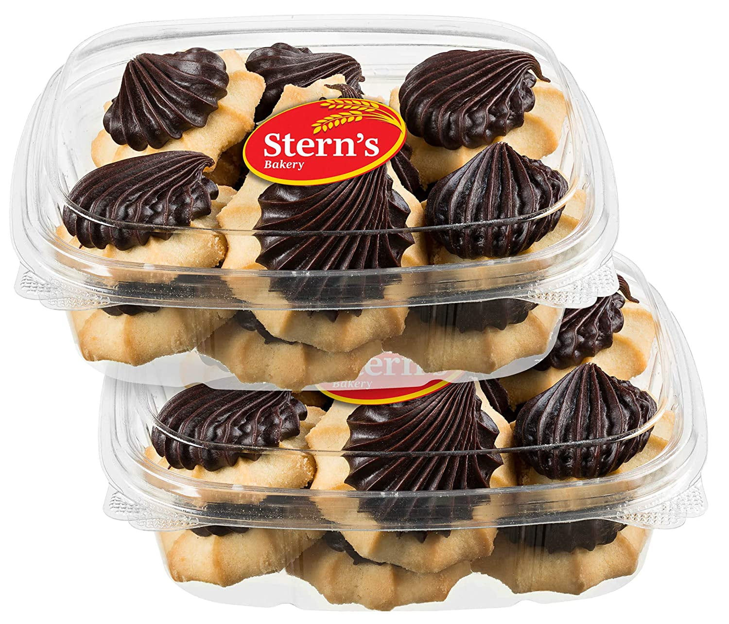 Stern’s Bakery Chocolate Italian Cookies | Fancy Gourmet Fudge | 7 or 8 ...